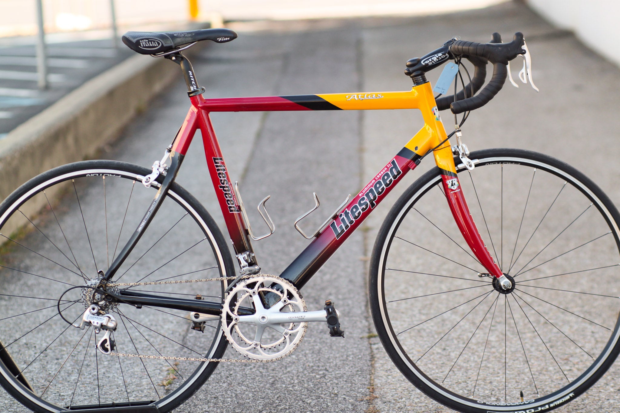 Litespeed Atlas Aluminum Carbon Ti Road Bike with Campy Centaur red ...