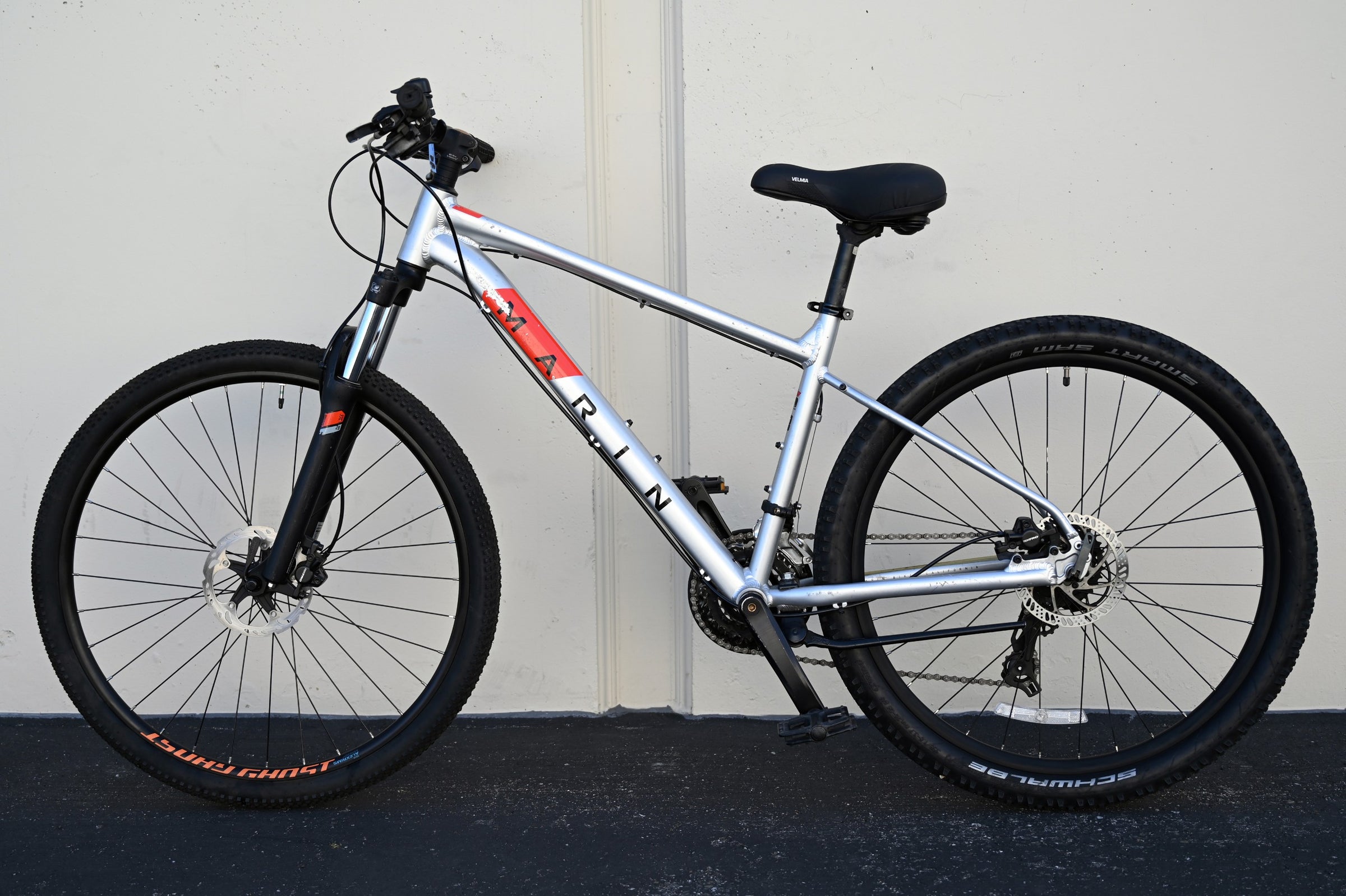 Marin Rock Springs 1 27.5 Hardtail MTB with Disc Brakes, New Front Tire ...