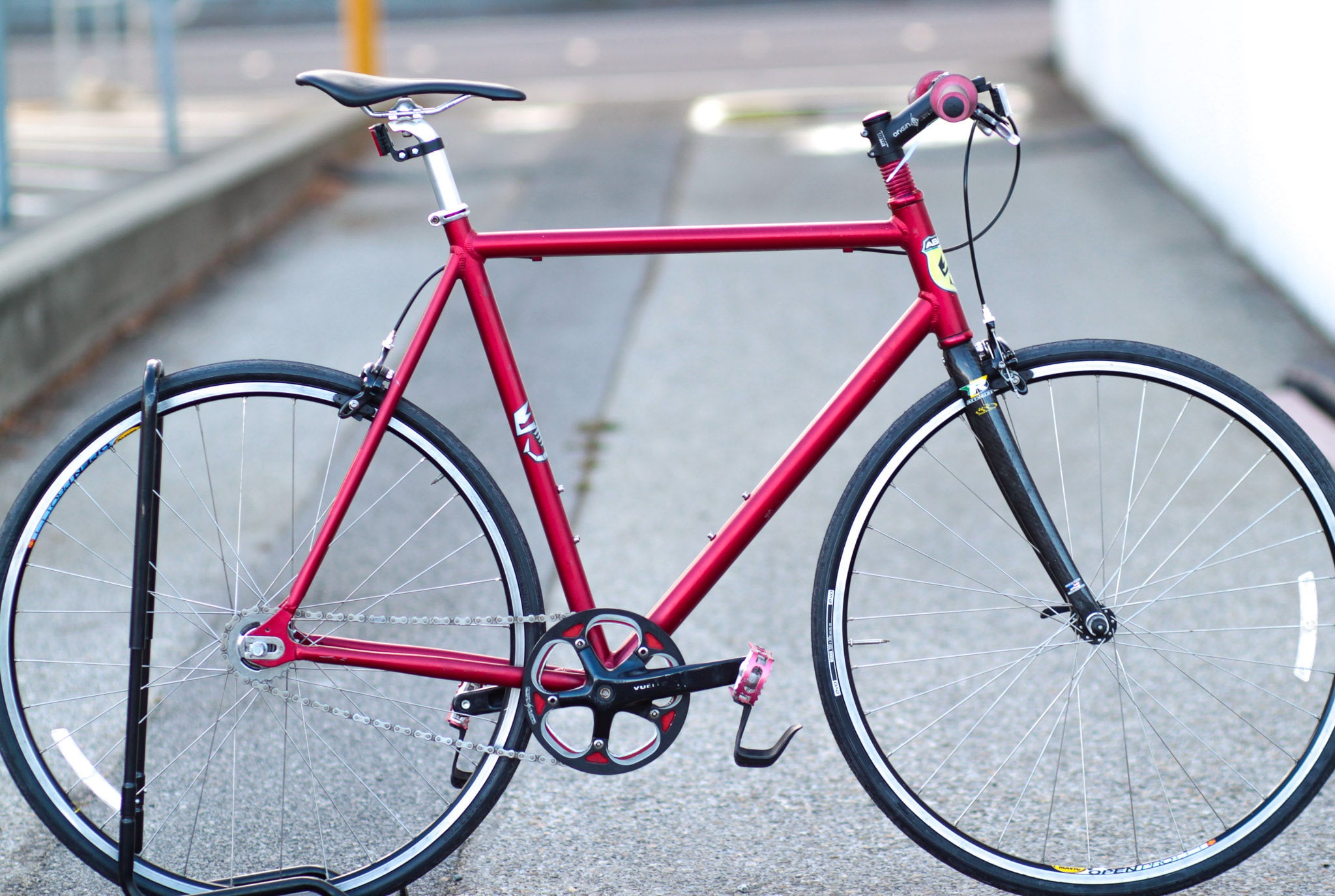 Abarth Two Speed Fixie-Like Road Bike - with Unique S2 Kick Shift red ...