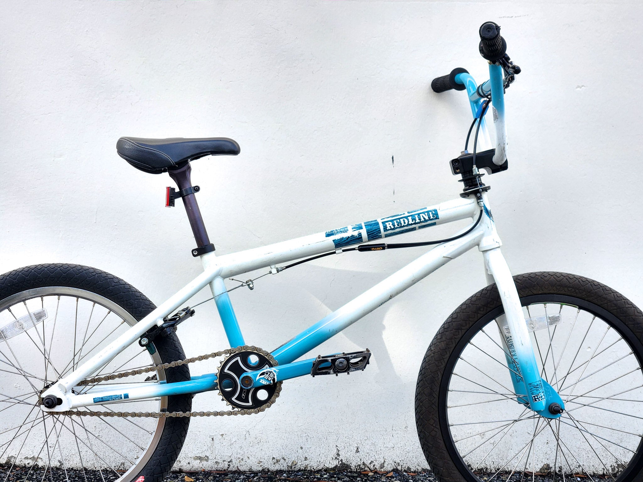 Redline RL 7.1 BMX Bike with Gyro white - XRKR | Used Bikes for Sale ...