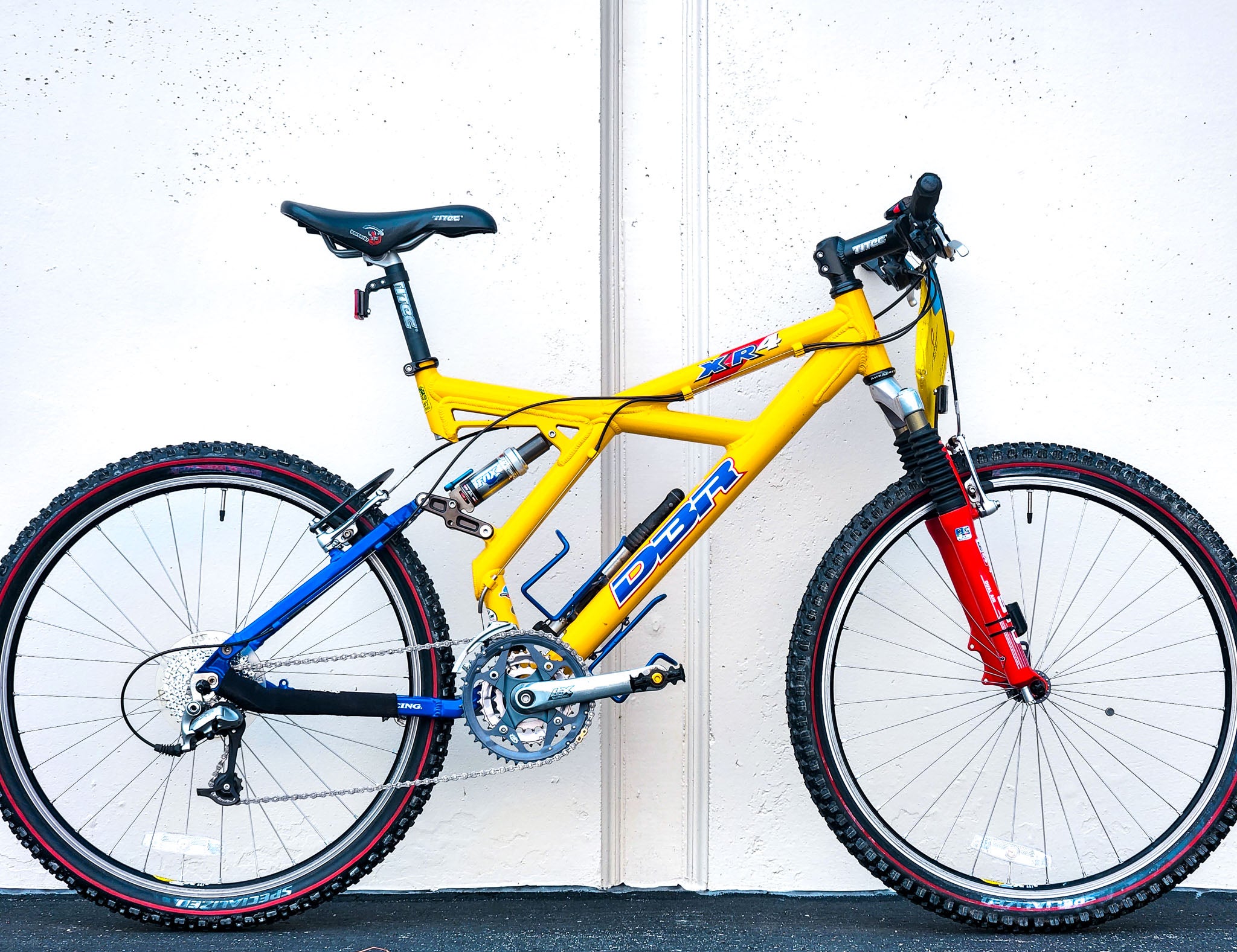 Diamondback XR4 Full Suspension Mountain Bike M / 18" yellow - WILY ...