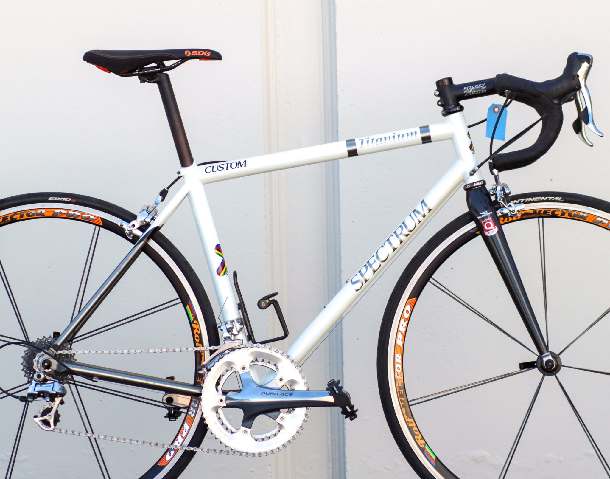 Spectrum Cycles Custom Titanium Road Bike with Dura-Ace white - UMTQ ...