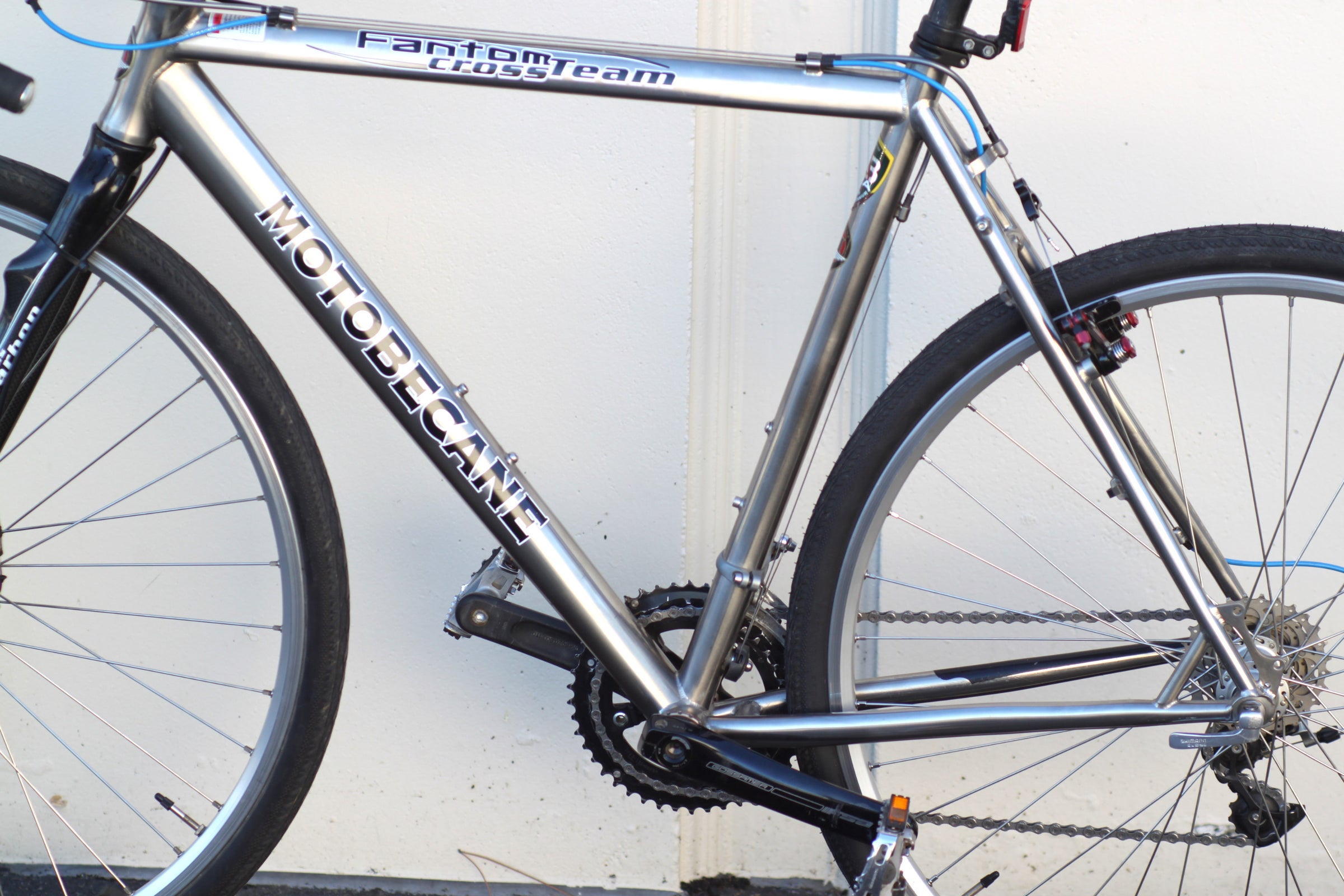 Motobecane Fantom Cross Team Titanium Gravel Bike with Carbon Fork ...
