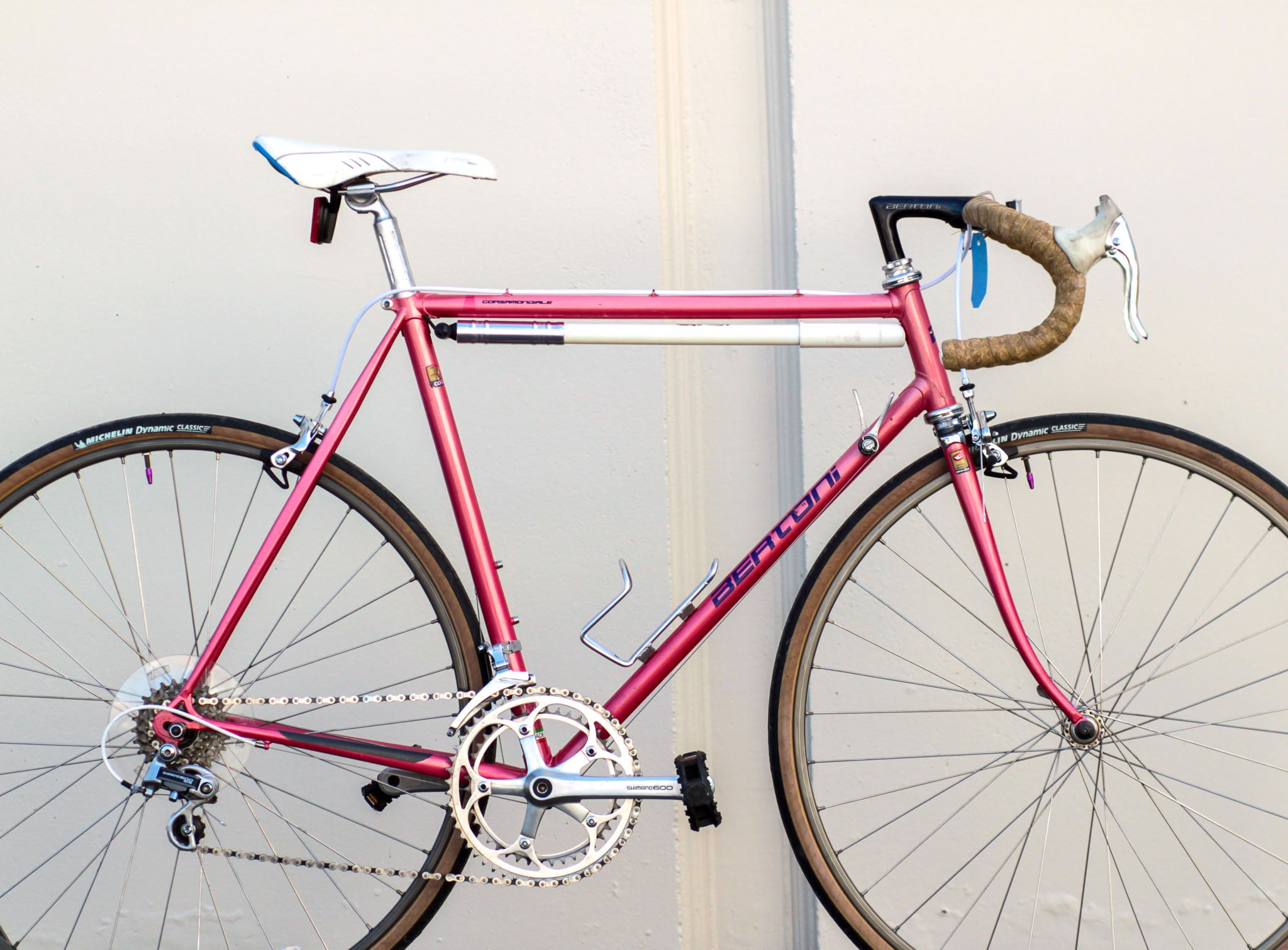 Bertoni Corsamondiale Vintage Lugged Steel Road Bike with Shimano 600 ...