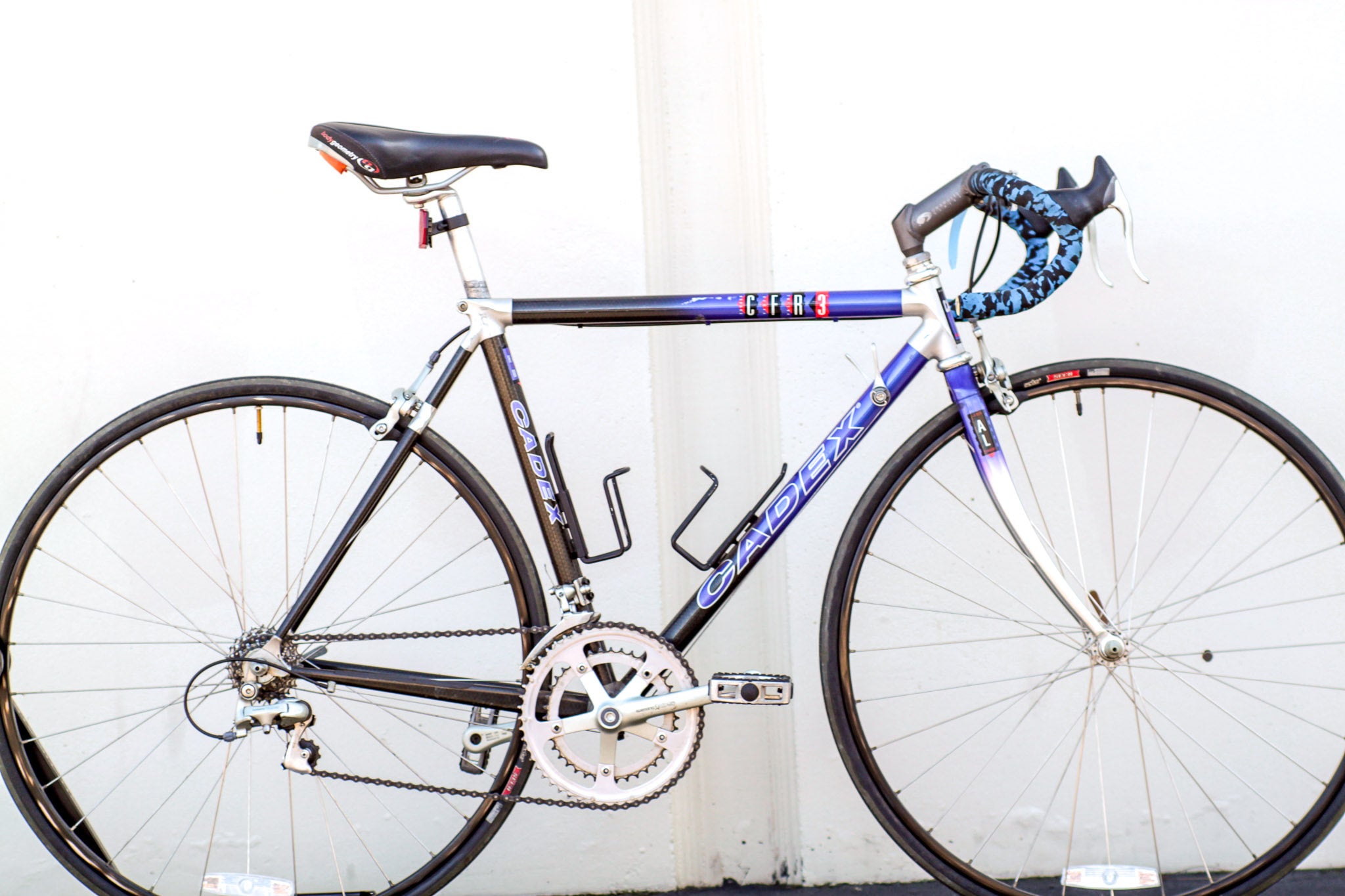 Giant Cadex CFR 3 Vintage Lugged Carbon / Alloy Road Bike black/blue ...