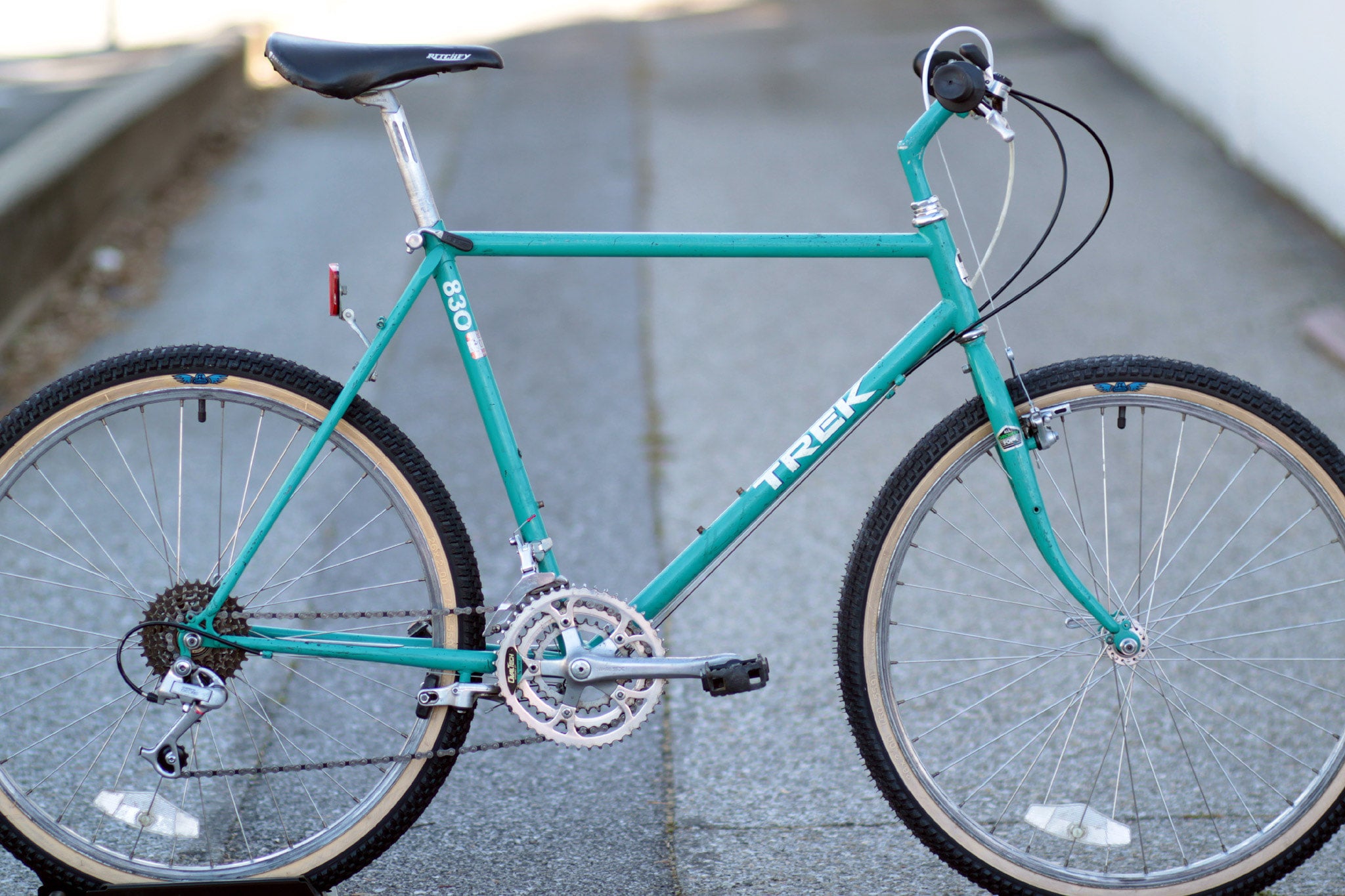 Trek 830 Vintage Steel MTB Mountain Bike - New SE Racing Tires green ...