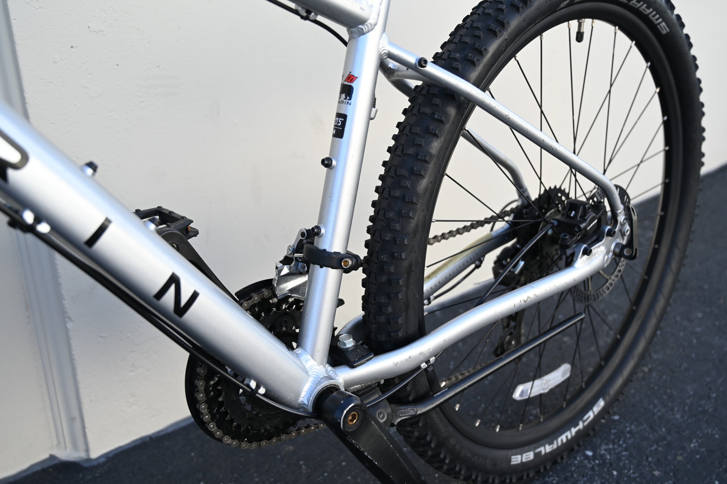 Marin Rock Springs 1 27.5 Hardtail MTB with Disc Brakes, New Front Tire ...