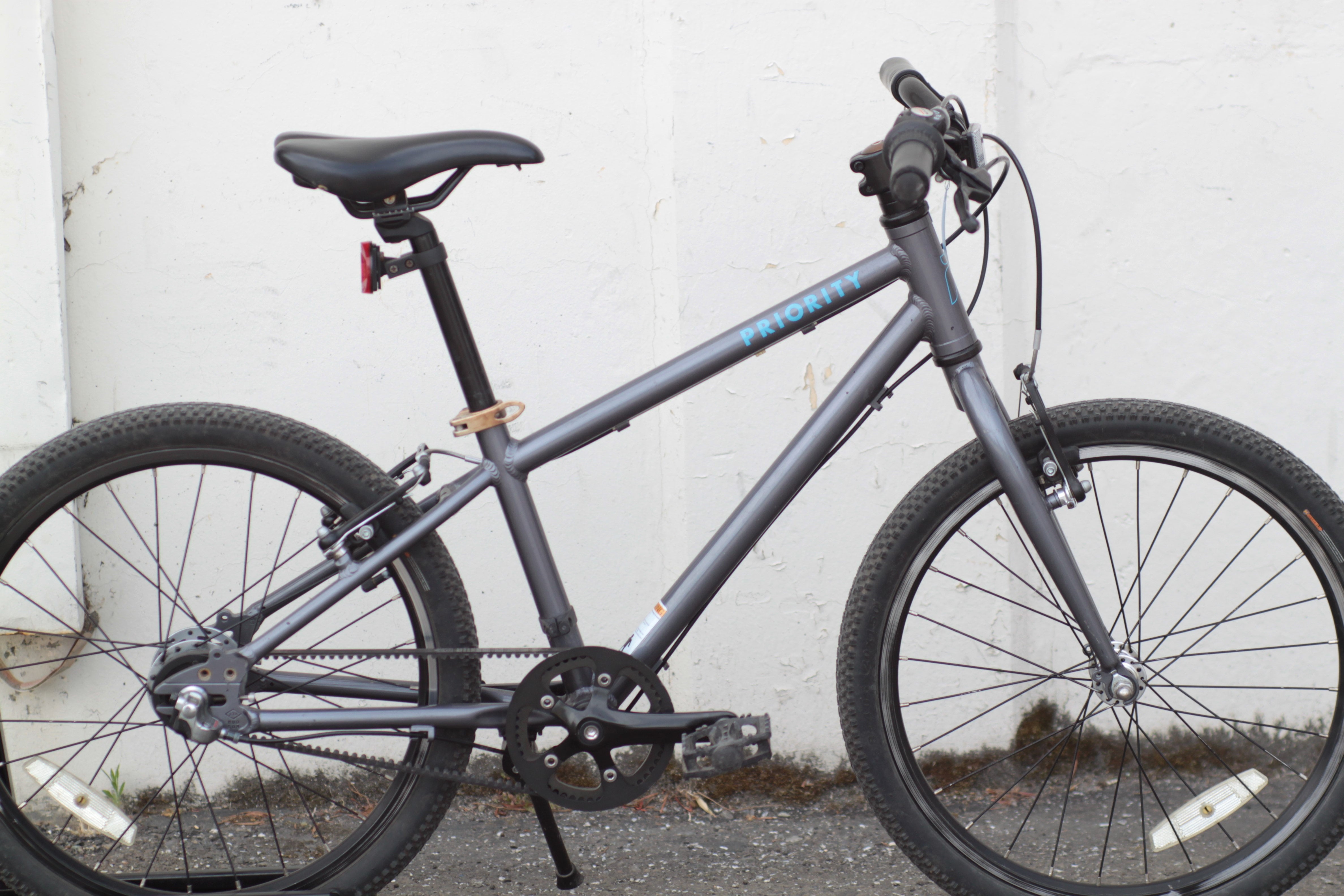 Priority Start 20 Kids Bike with Gates Belt Drive 3-Speed gray - SXLQ ...