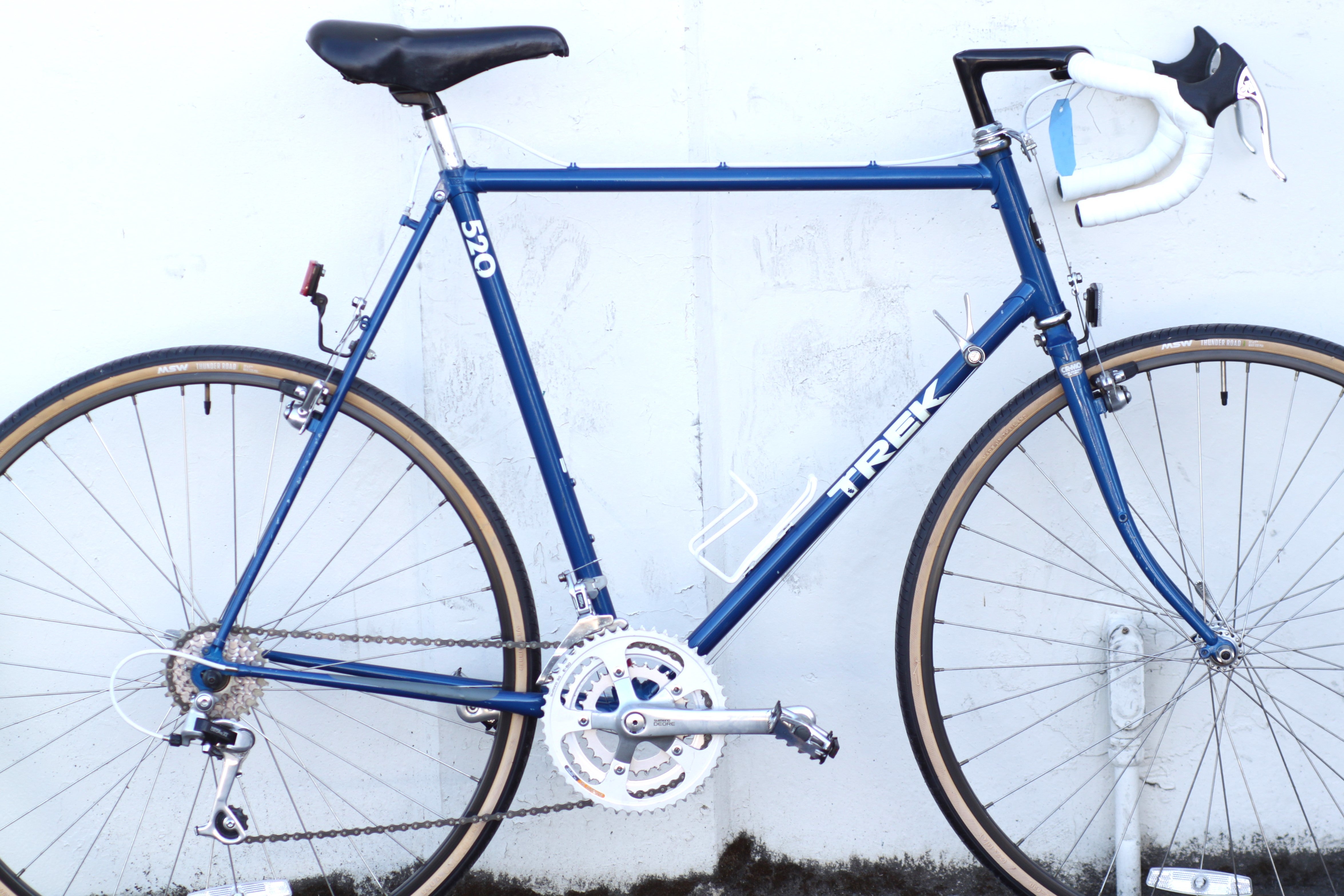 Trek 520 Vintage Lugged True Temper Steel Touring Bike - New Tires blue - EEMA | Used Bikes for ...
