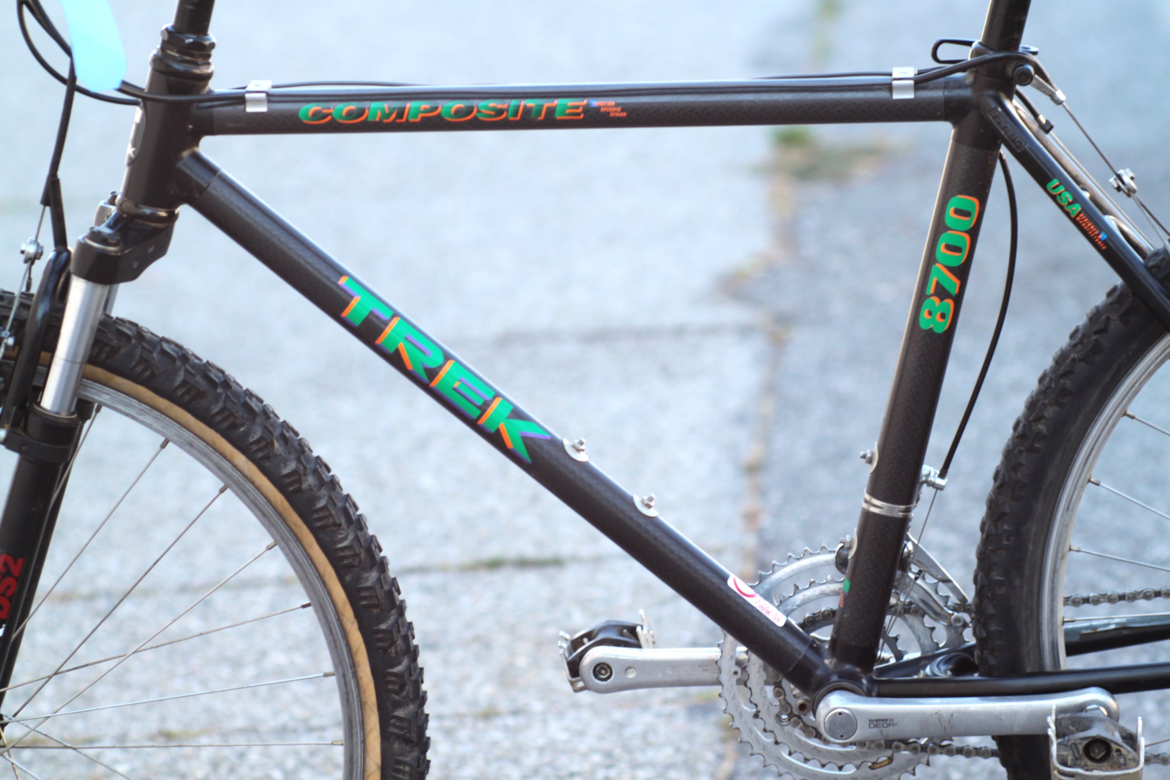 Trek Composite 8700 Vintage Carbon Hardtail MTB with Trek DS2 Fork ...