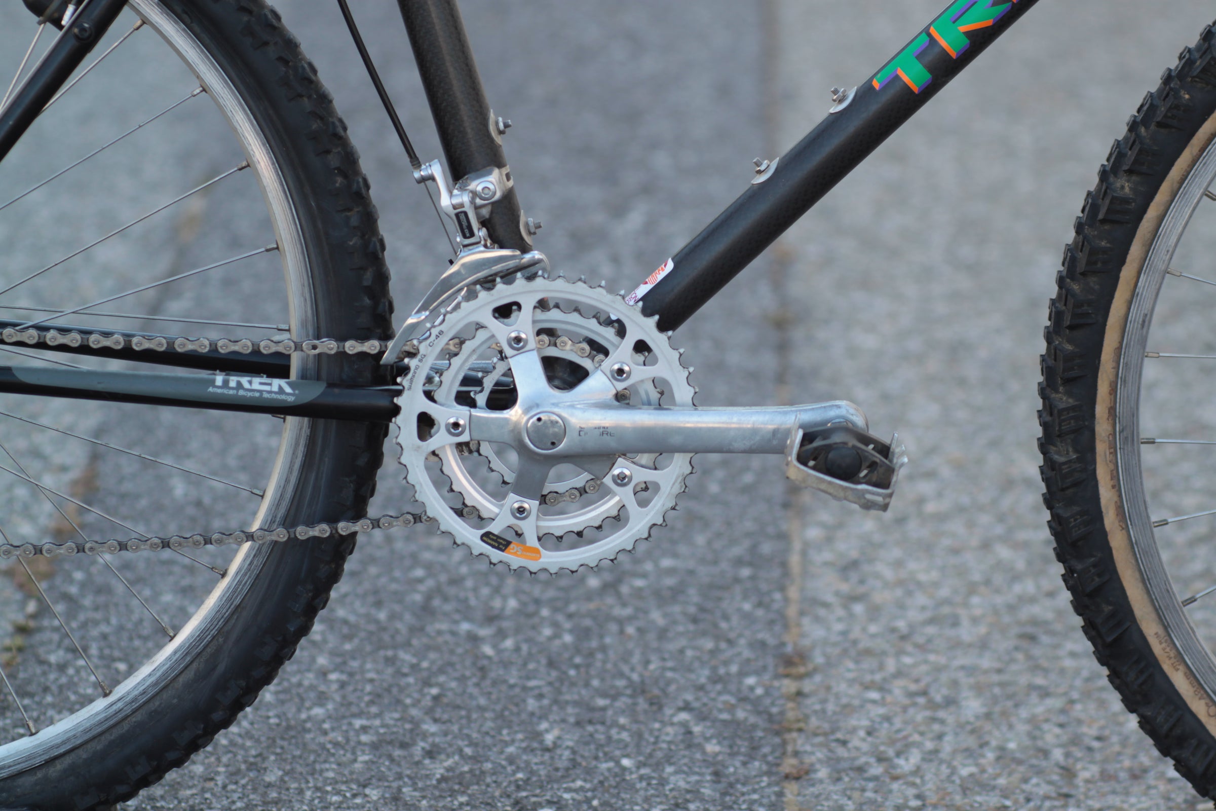 Trek Composite 8700 Vintage Carbon Hardtail MTB with Trek DS2 Fork ...
