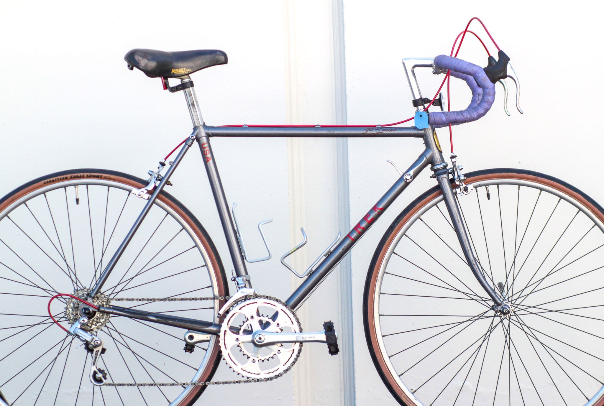Trek 500 Series Vintage Lugged Steel Road Bike gray - ZIGJ | Used Bikes ...