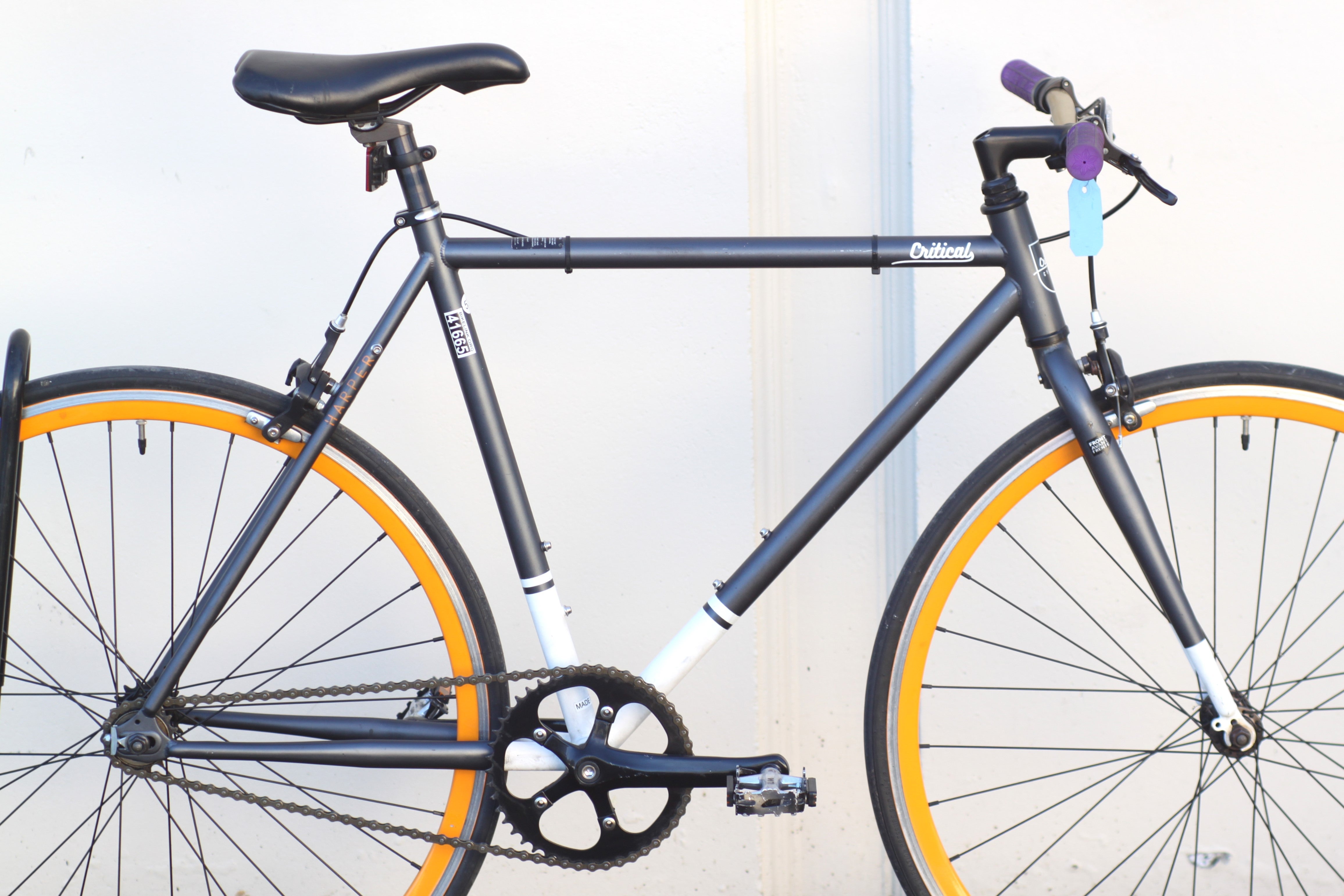 Critical Cycles Harper Singlespeed / Fixie City Bike with Brakes 53 ...