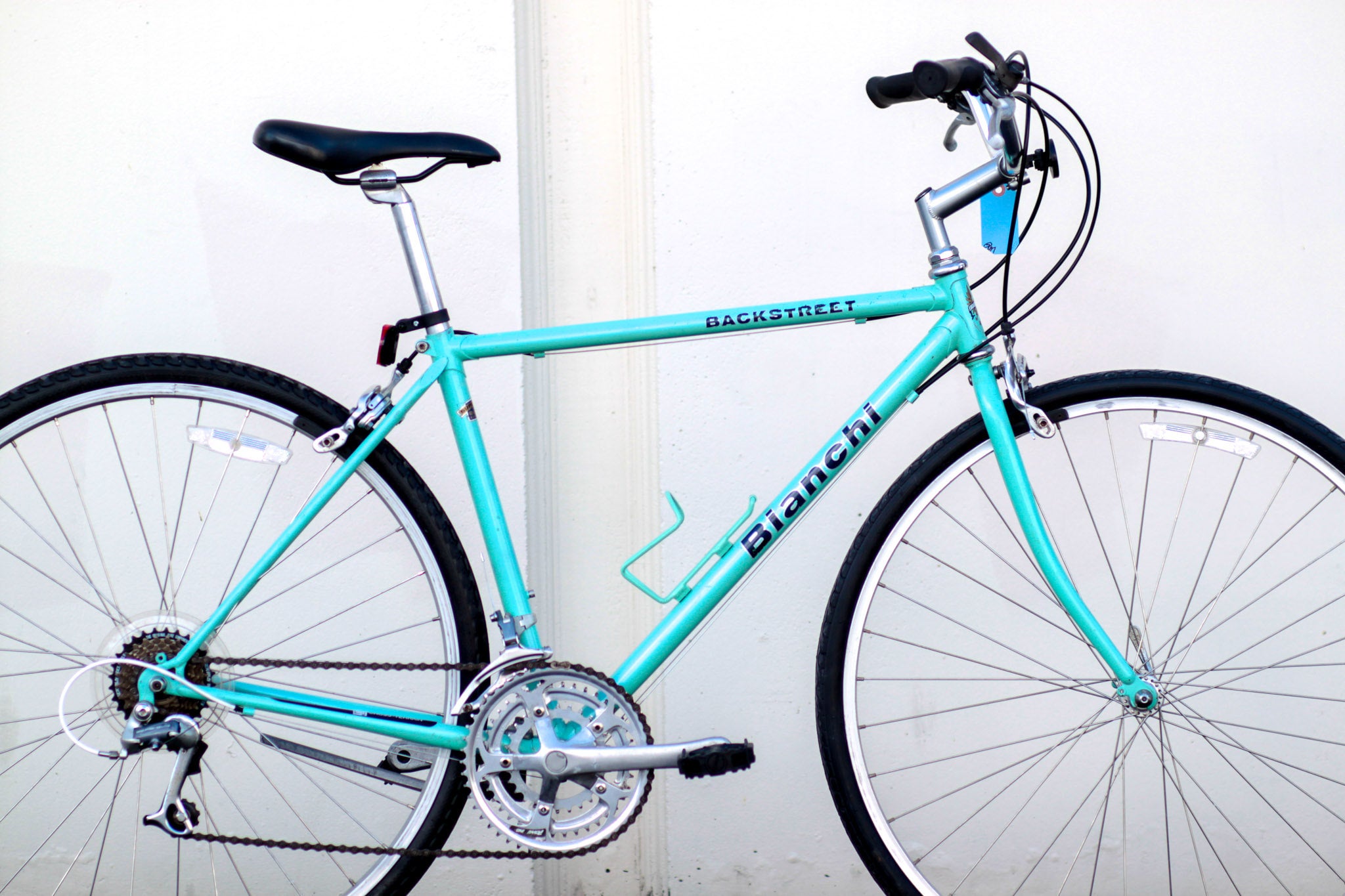 Bianchi Backstreet Lugged Tange Steel Commuter / Hybrid Bike celeste ...