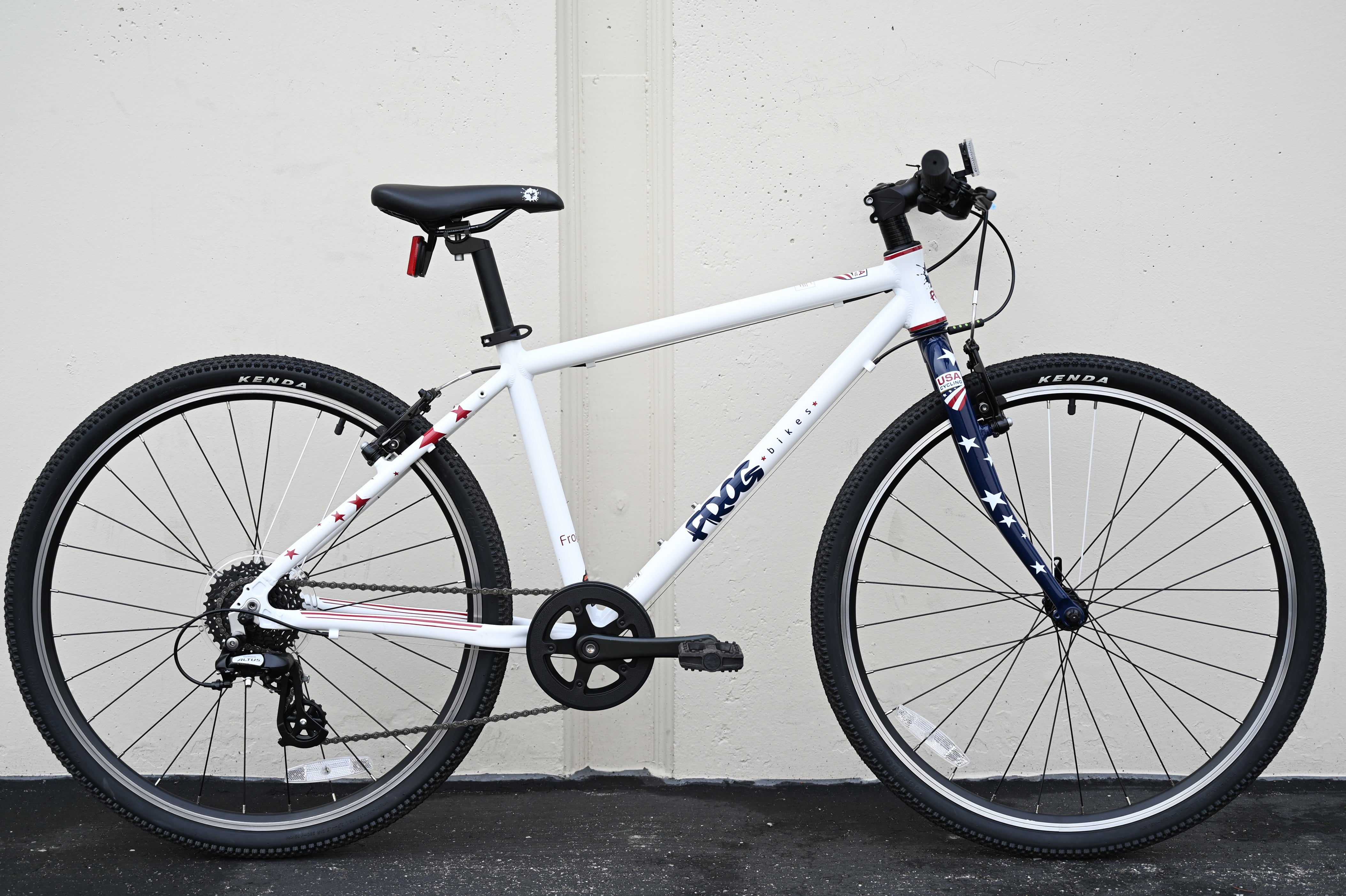 Frog 73 Flat Bar Gravel Bike for Kids - USA Cycling Stars and Stripes ...