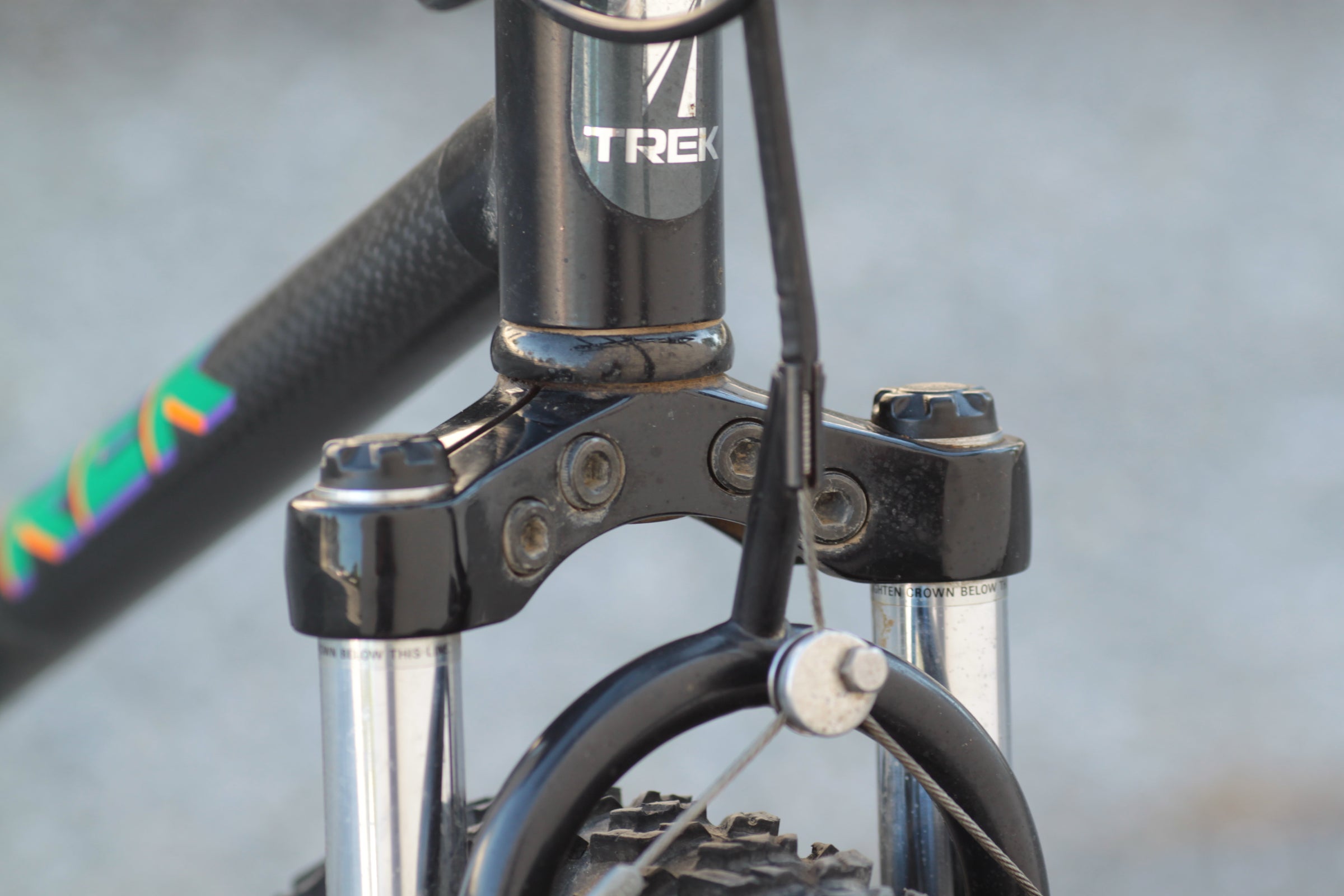 Trek Composite 8700 Vintage Carbon Hardtail MTB with Trek DS2 Fork ...