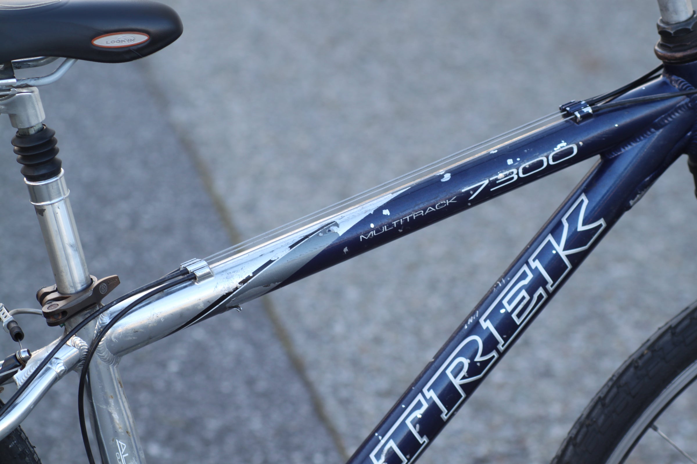 Trek Multitrack 7300 Commuter Hybrid Bike Made in USA blue/silver ...