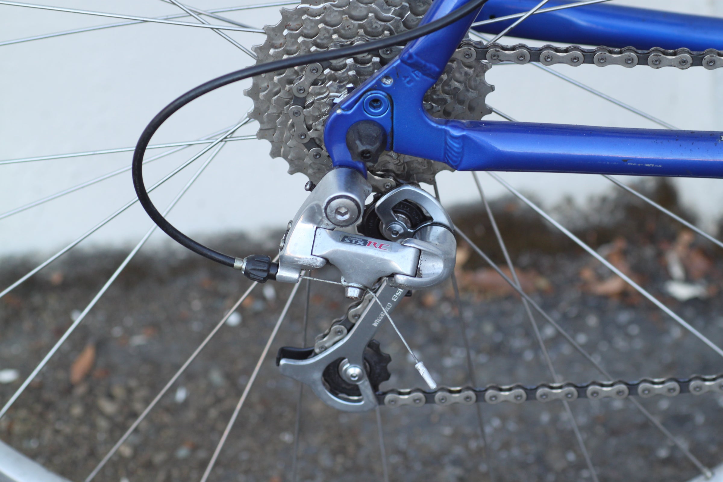 Trek Multitrack 7300 Commuter Hybrid Bike - Made in USA - Tall Bike 22.5"/57cm blue - PBMY ...