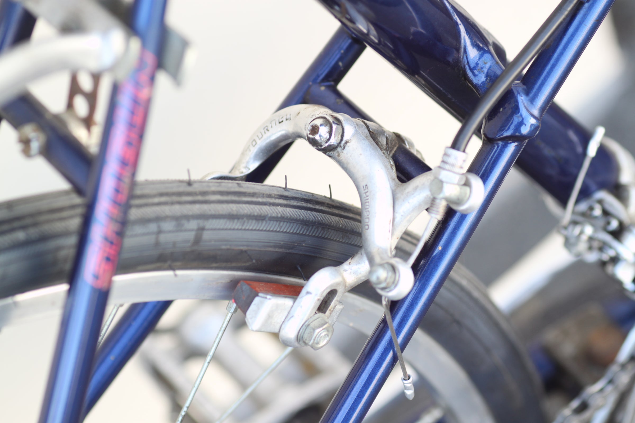 Shogun 400 Vintage Steel Mixte with Rear Rack blue - ICQC | Used Bikes ...