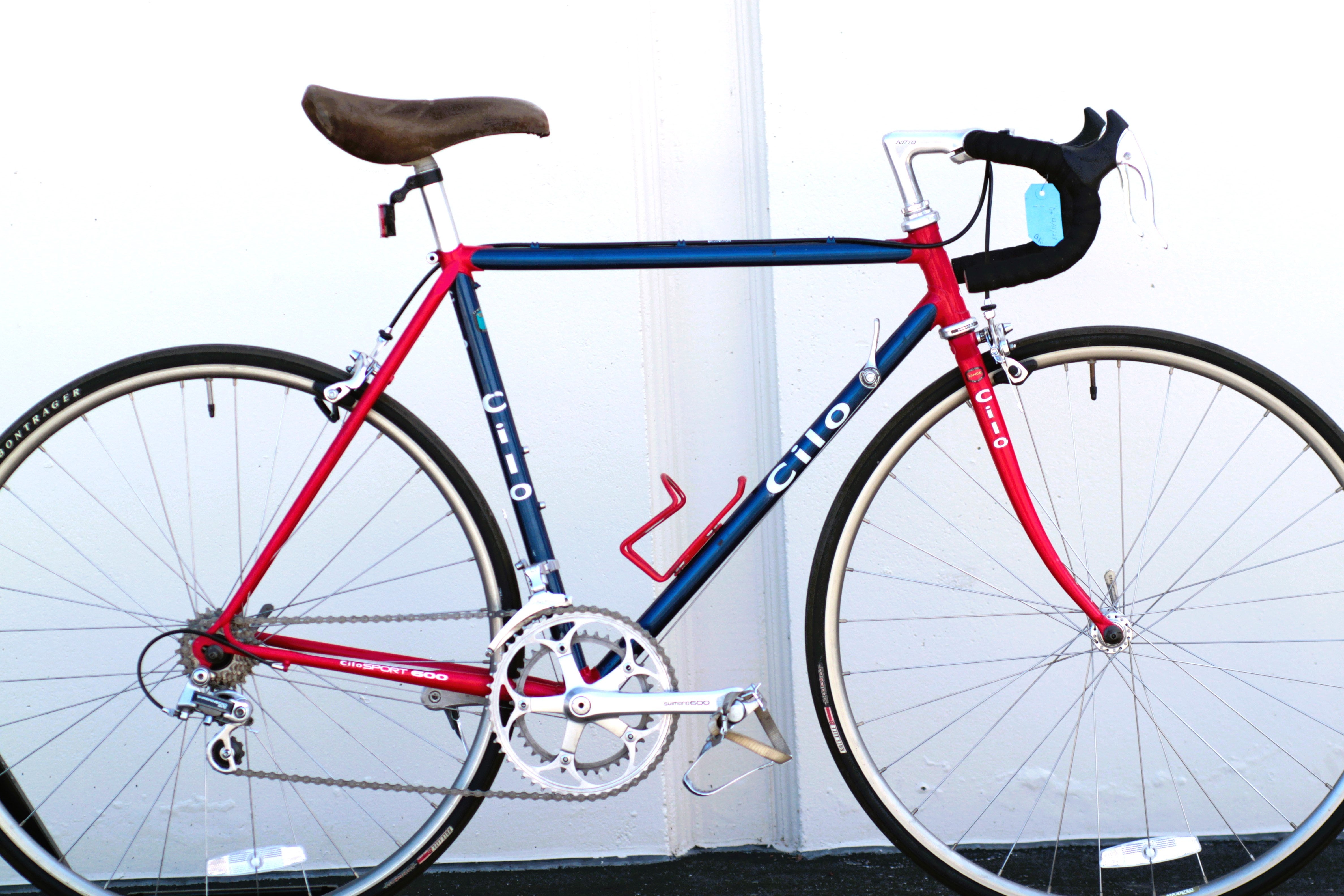Cilo Sport 600 Classic Swiss Lugged Tange Steel Road Bike blue/red ...