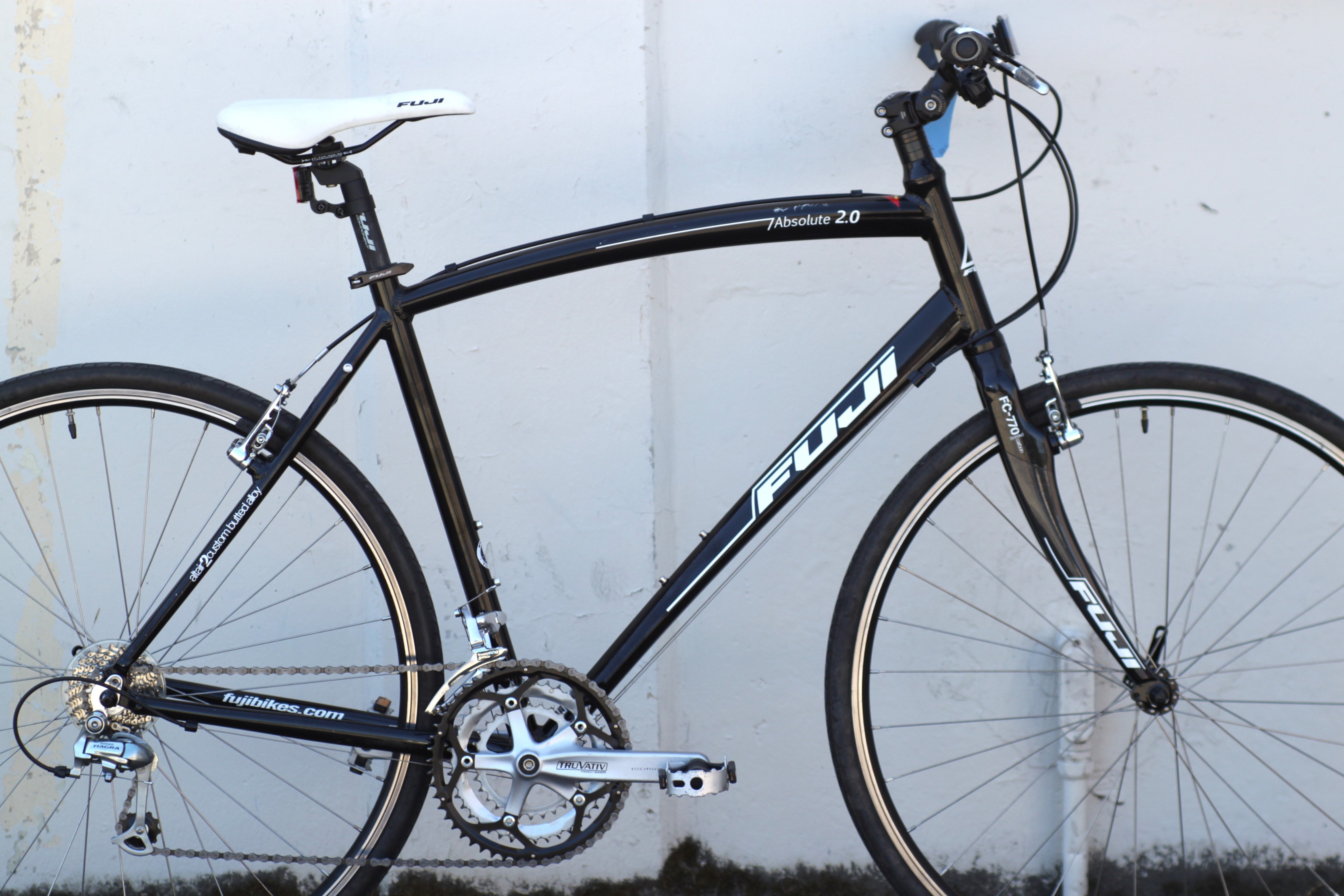 Fuji 2.0 Absolute Commuter Fitness Hybrid with Carbon Fork L/21" black ...