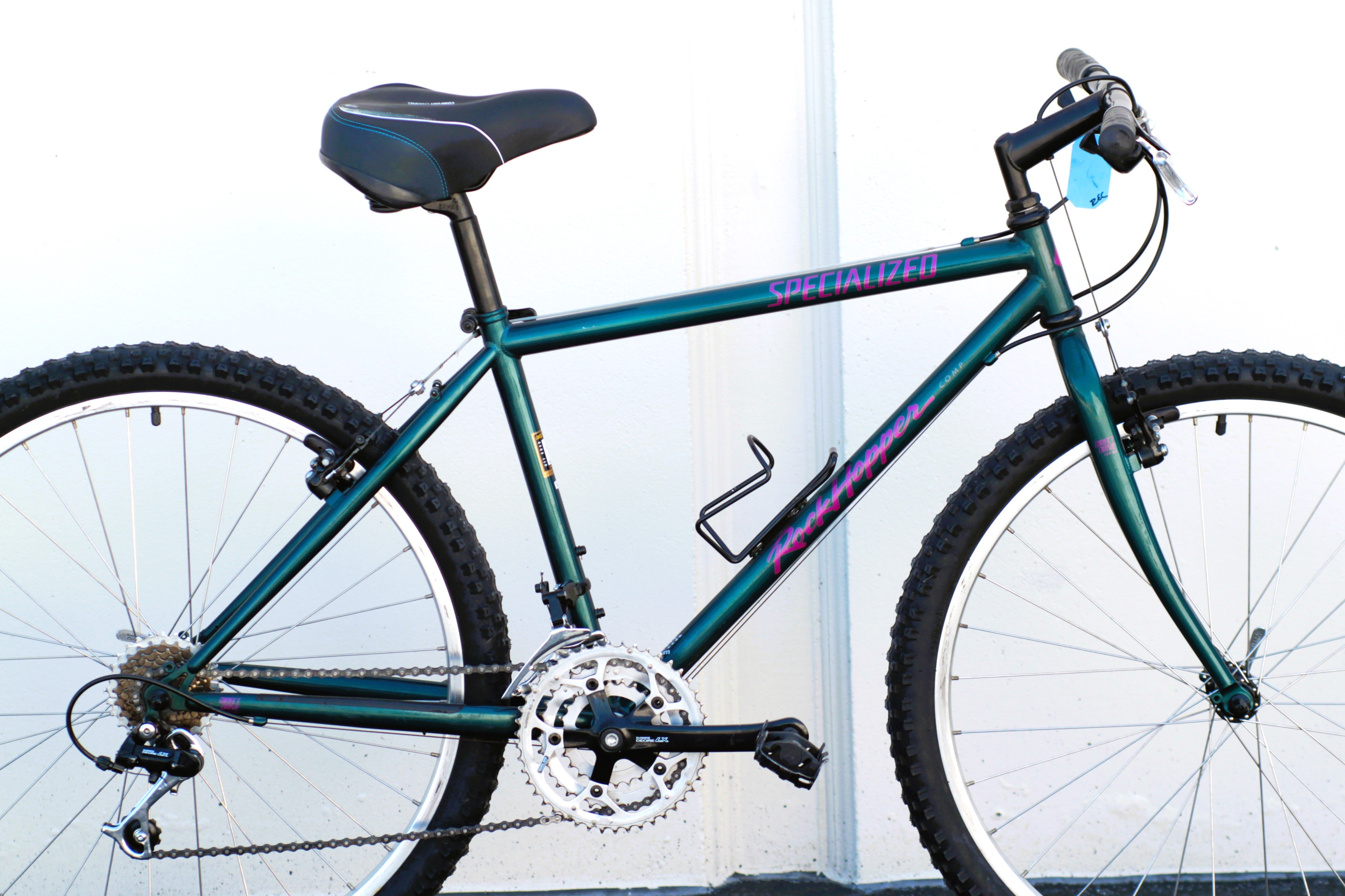 Specialized Rockhopper Comp Vintage Steel Hardtail Mountain Bike green ...