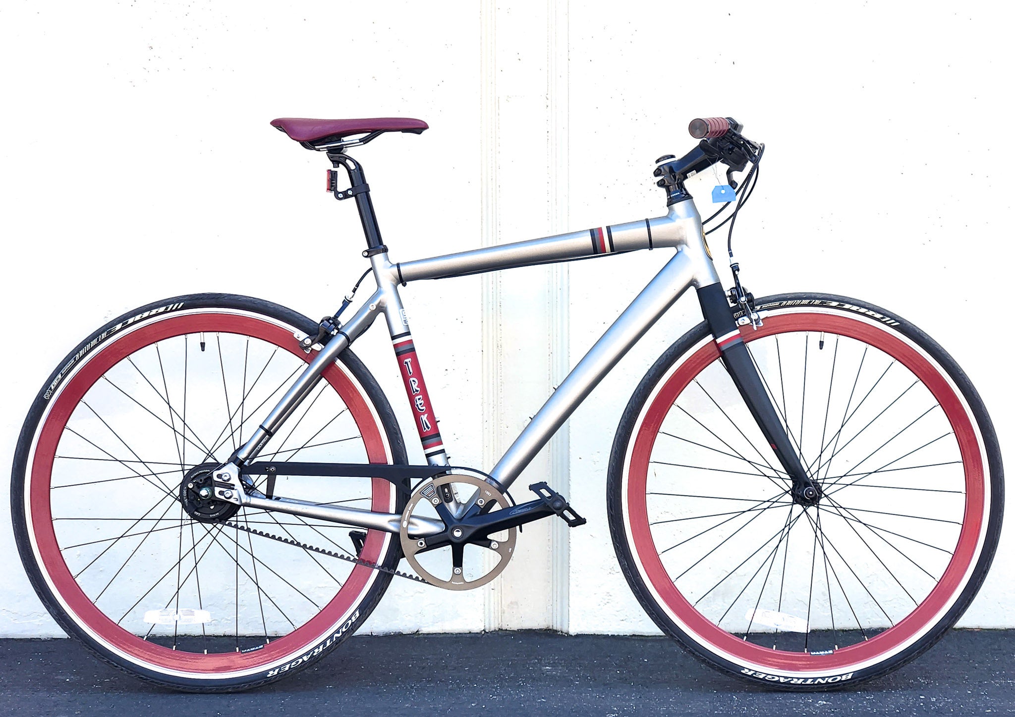 Trek 1st District City Bike with Gates Carbon Belt Drive and Shimano ...