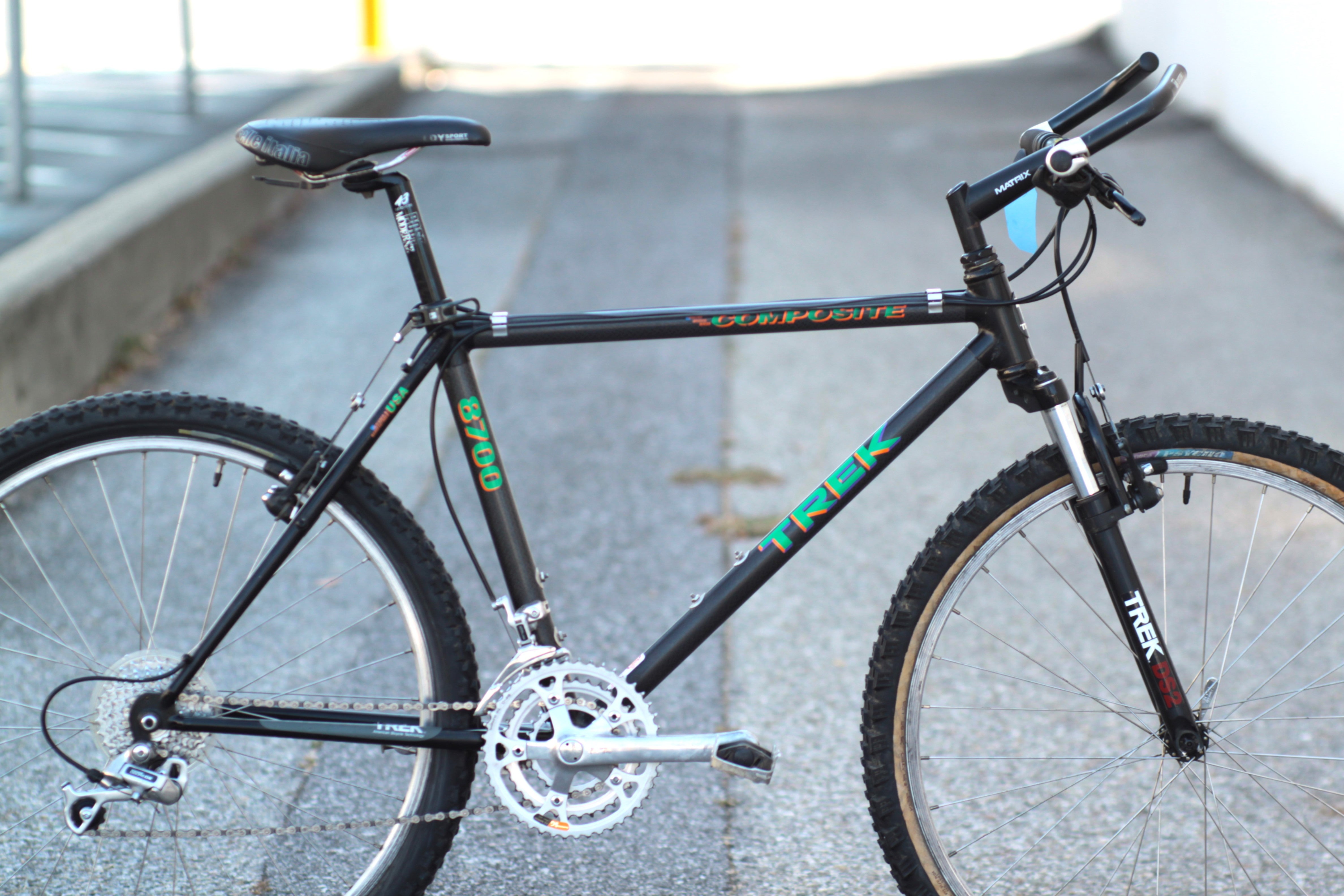 Trek Composite 8700 Vintage Carbon Hardtail MTB with Trek DS2 Fork ...