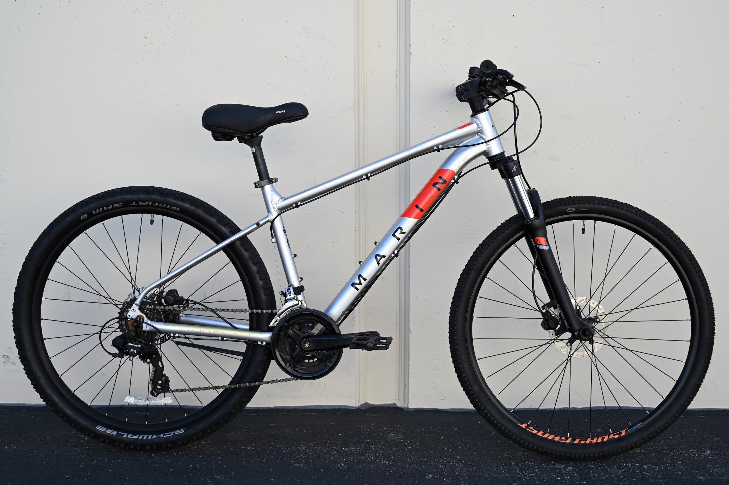Marin Rock Springs 1 27.5 Hardtail MTB with Disc Brakes, New Front Tire ...