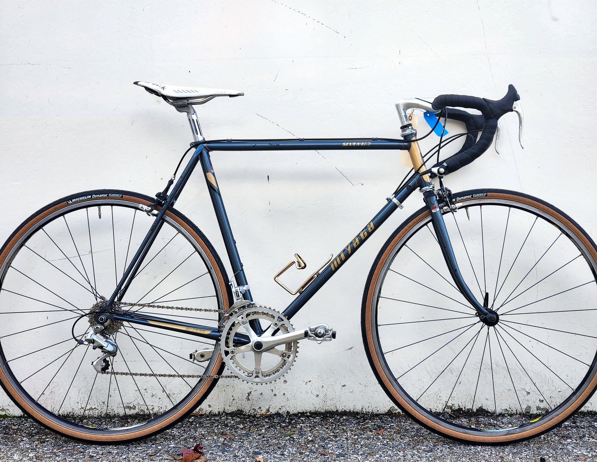 Miyata Seven Ten Lugged Steel Road Bike with Shimano 2x 9-Speed blue ...