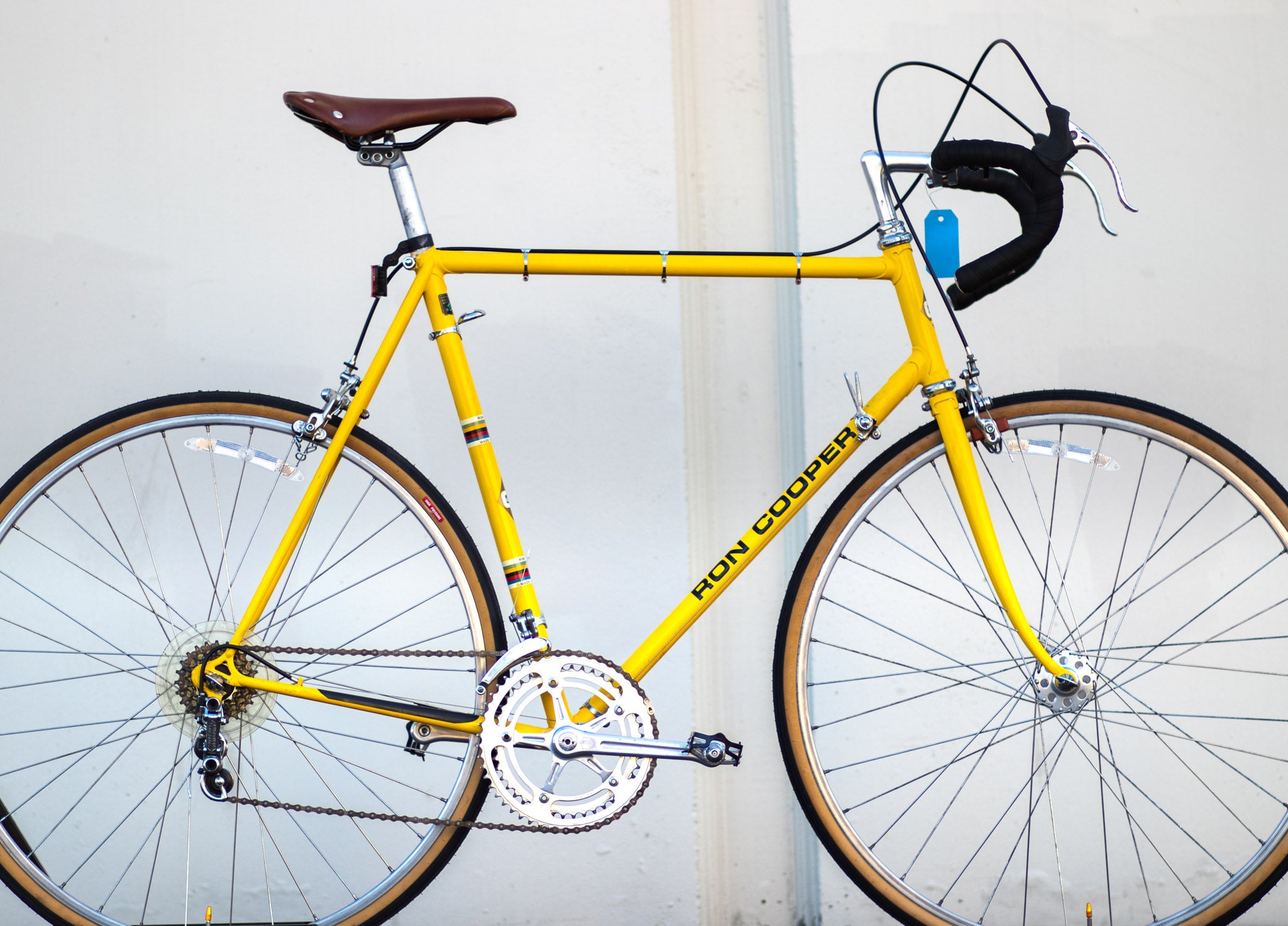 Ron Cooper Vintage Handmade Lugged Steel Road Bike with Campagnolo ...