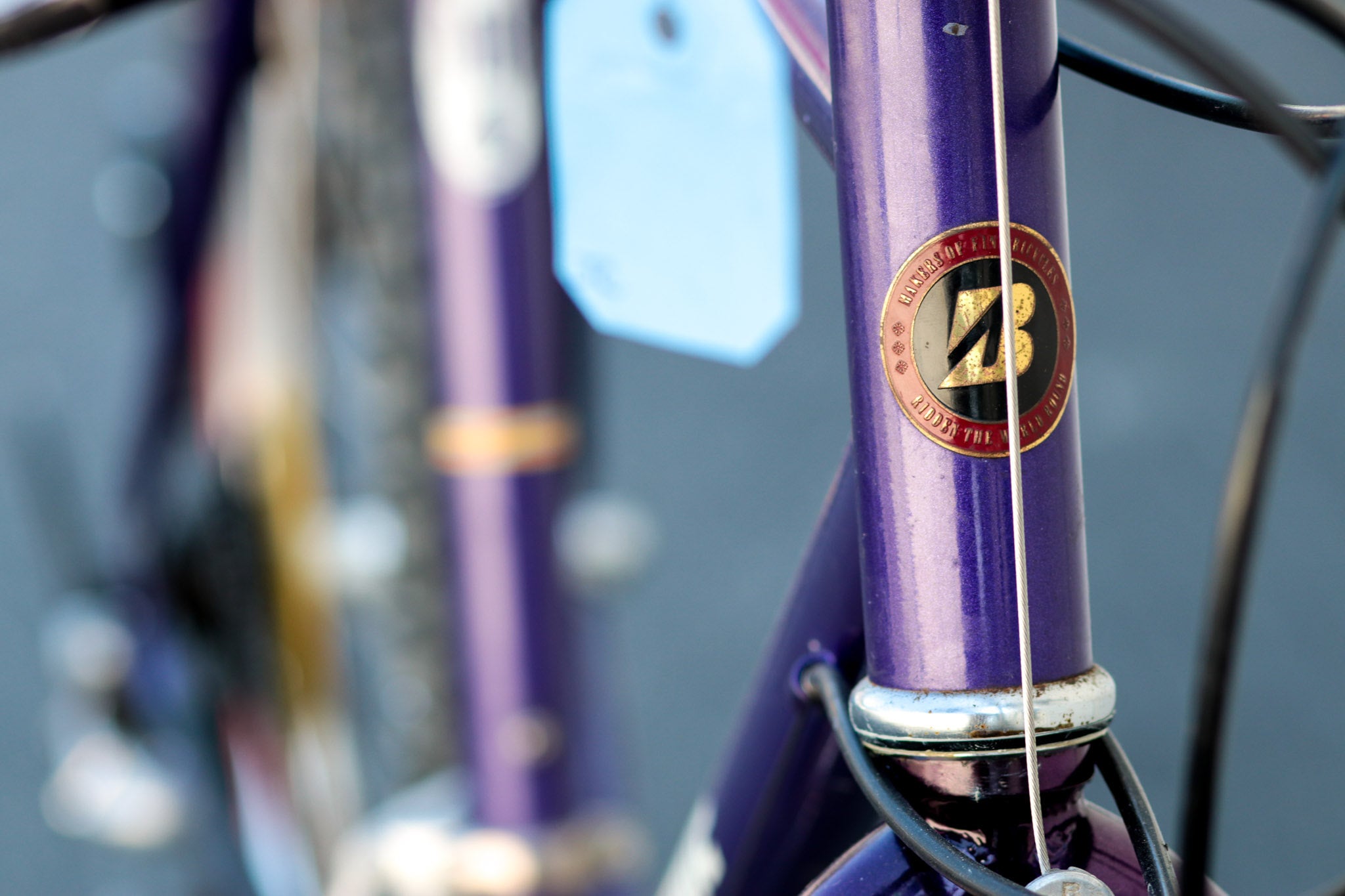 Bridgestone MB-4 Vintage Mountain Bike - Tange Steel Frame purple ...