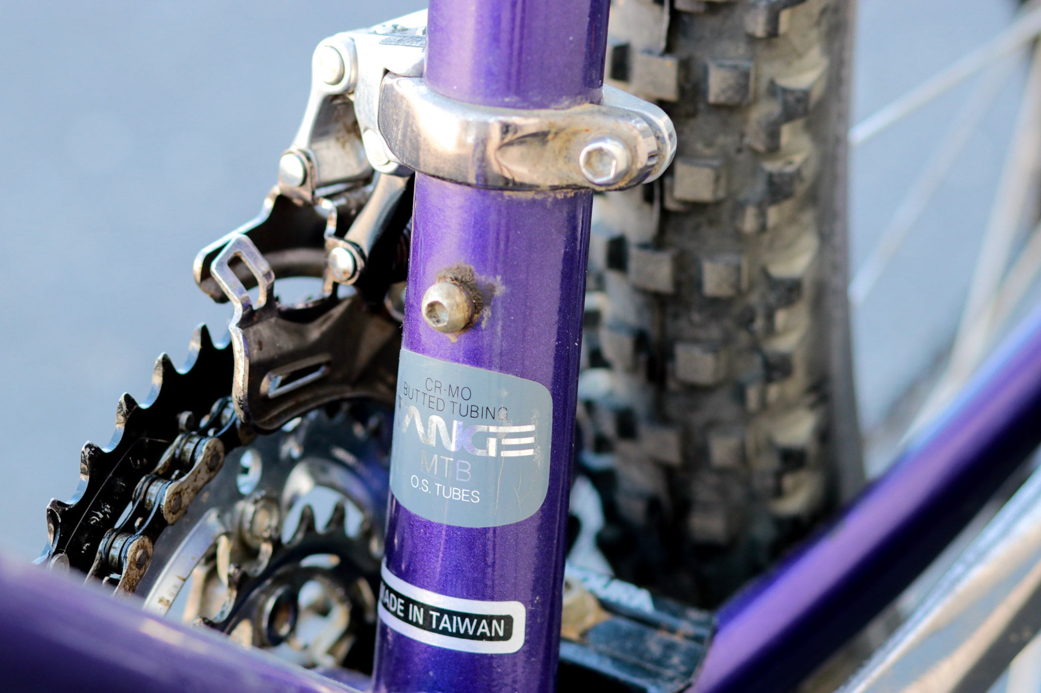 Bridgestone MB-4 Vintage Mountain Bike - Tange Steel Frame purple ...