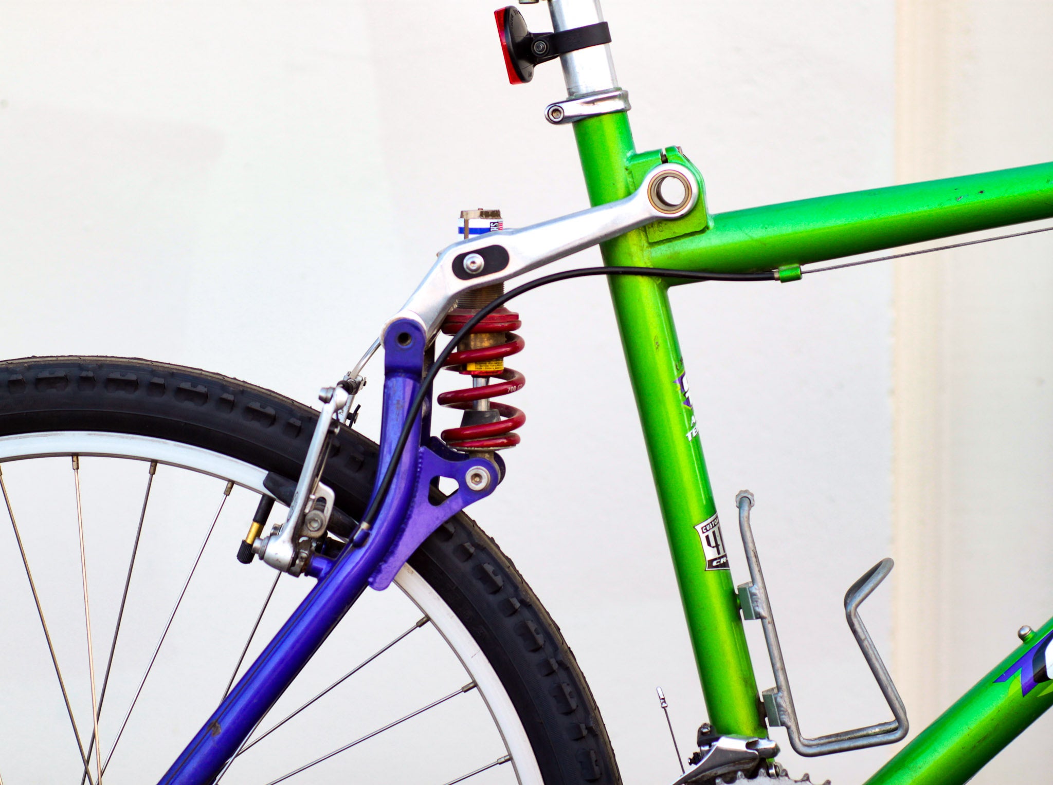 GT LTS 4000 Vintage Steel Full Suspension Mountain Bike 16 green - HWWE ...