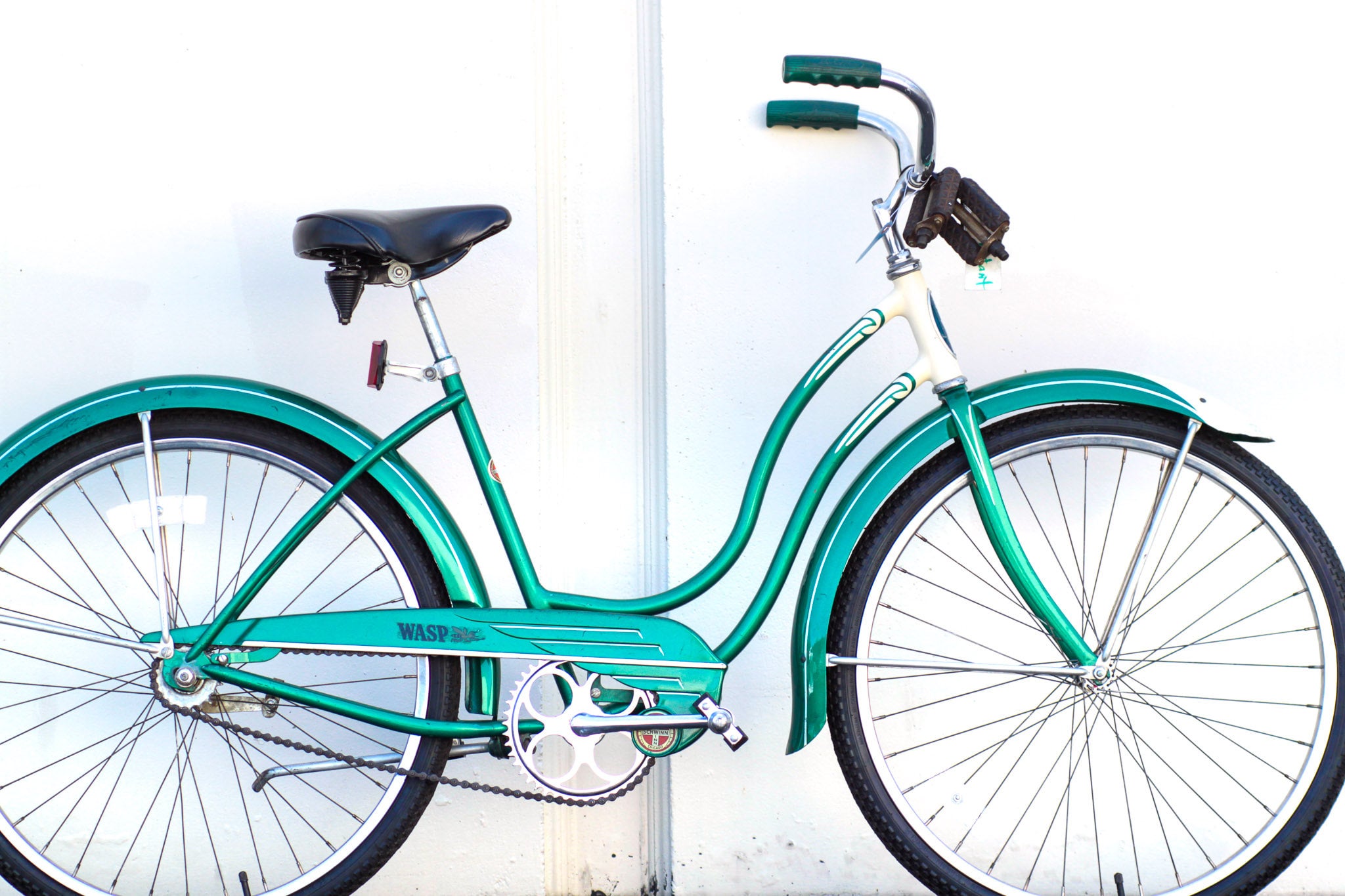 Schwinn Wasp Vintage Cruiser Bike from the 1950s green - JNNM | Used ...
