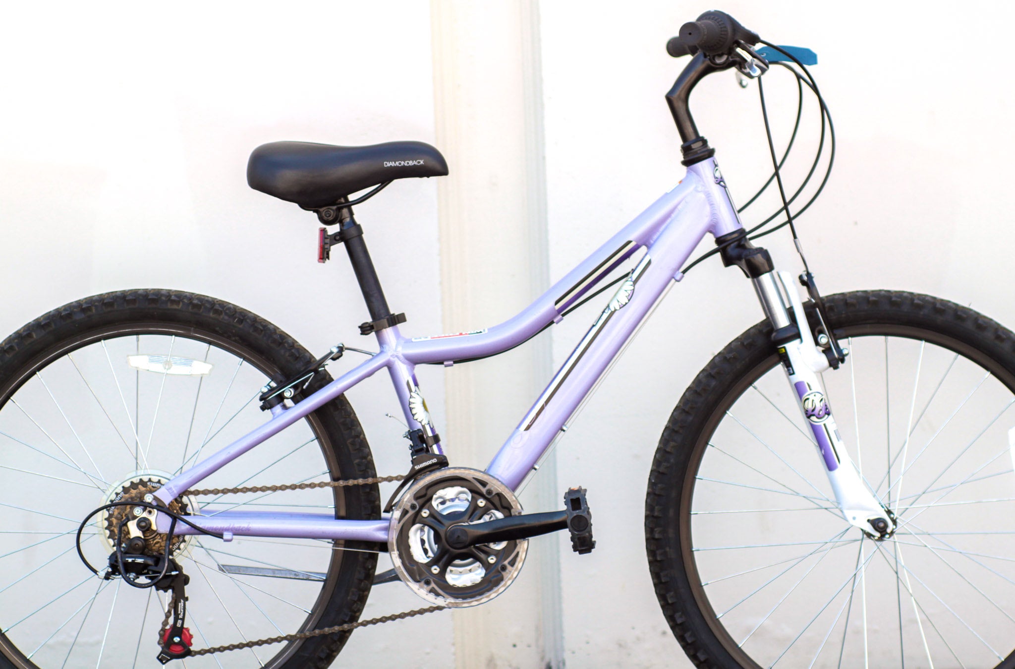 Diamondback Lustre 24 Girl's Mountain Bike with Zoom Fork purple - QTTG ...