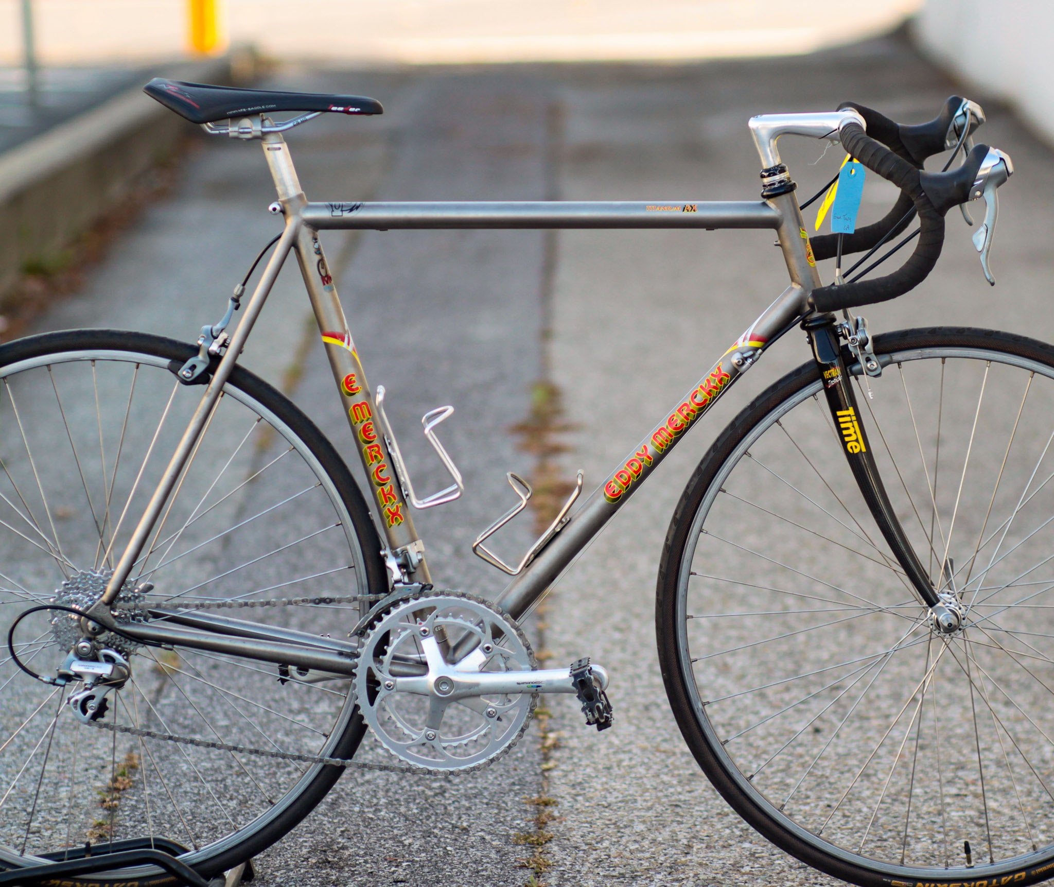 Eddy Merckx Vintage Titanium AX Road Bike with Shimano 600 Tricolor ...