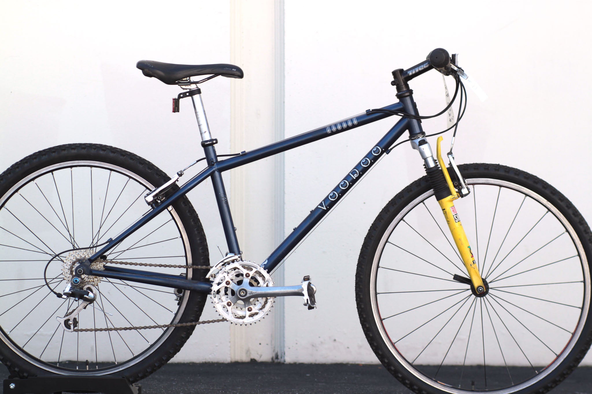 Voodoo Hoodoo Vintage Hardtail MTB with Tange Steel Frame and Shimano XT blue - FIPU | Used ...