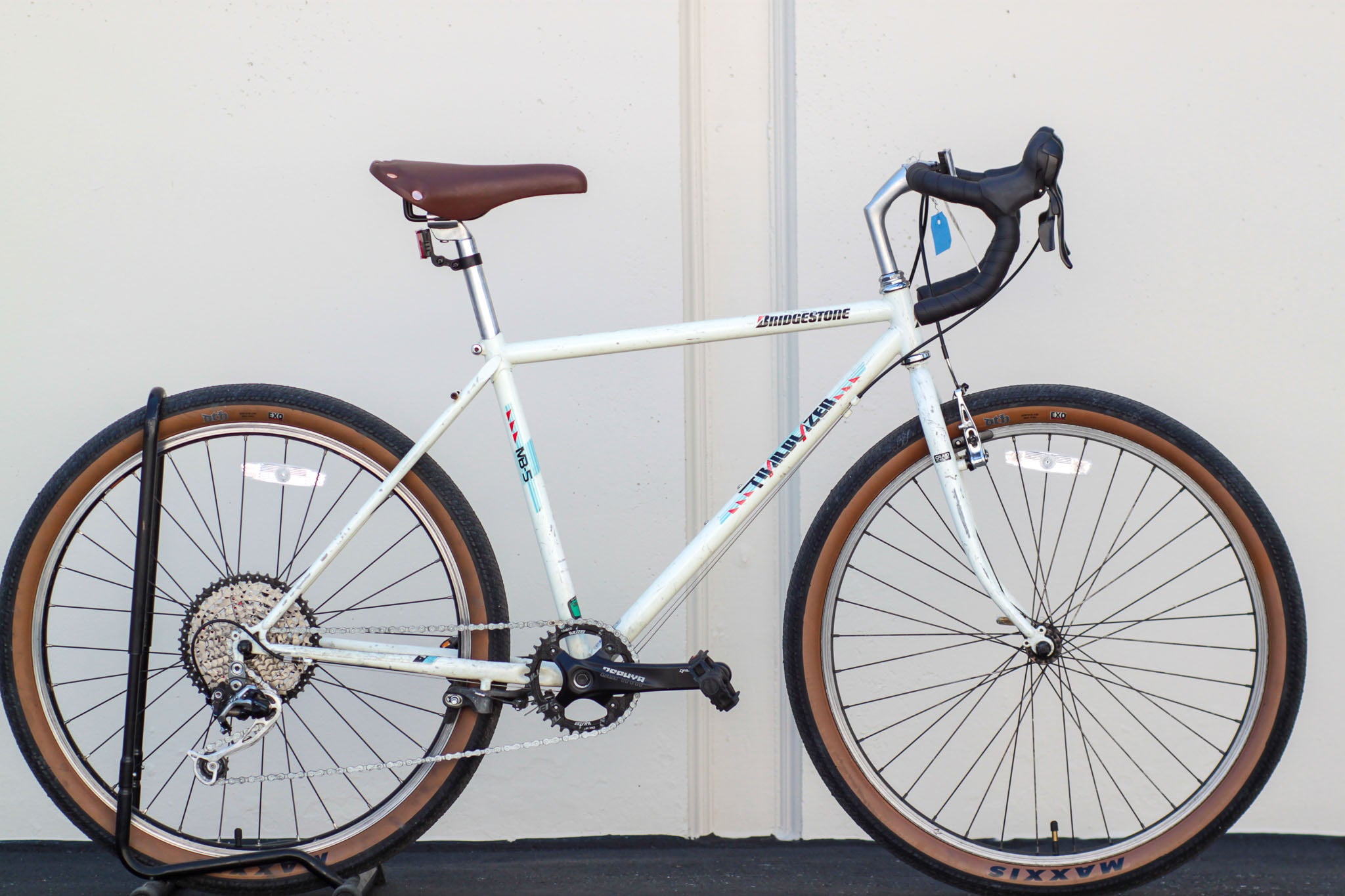 Bridgestone MB-5 Trailblazer Vintage Steel Drop Bar Gravel Bike white ...