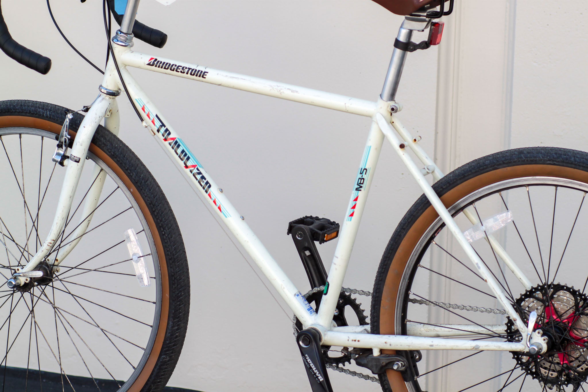 Bridgestone MB-5 Trailblazer Vintage Steel Drop Bar Gravel Bike white ...