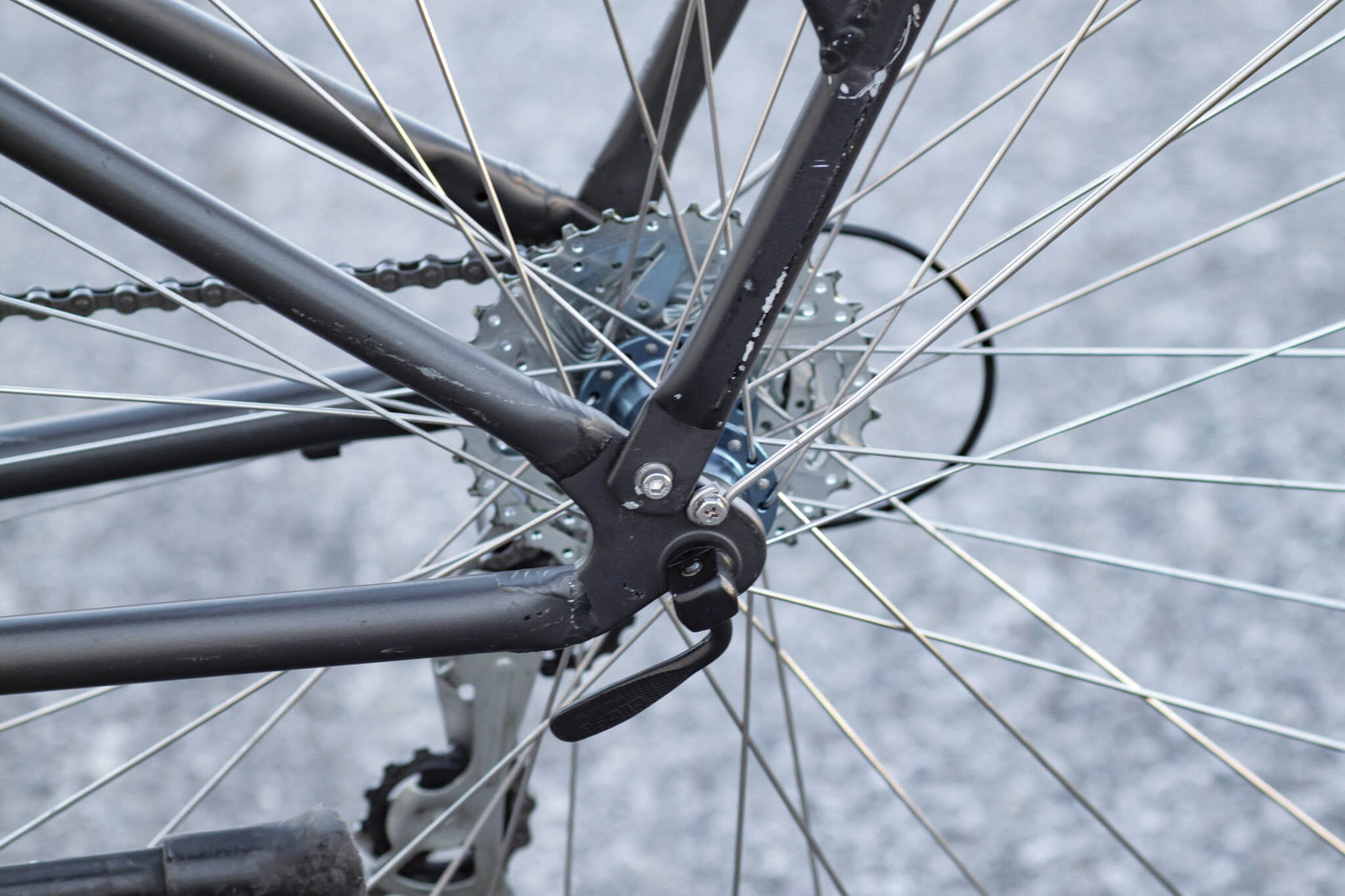 Republic Commuter / Hybrid Step-Thru Bike w/Rear Rack - gray - QFWL ...