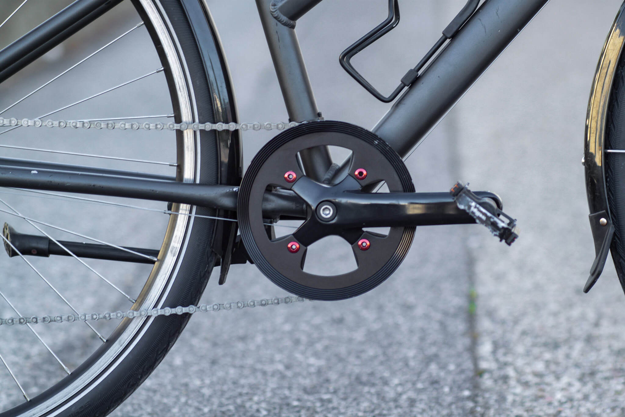 Republic Commuter / Hybrid Step-Thru Bike w/Rear Rack - gray - QFWL ...