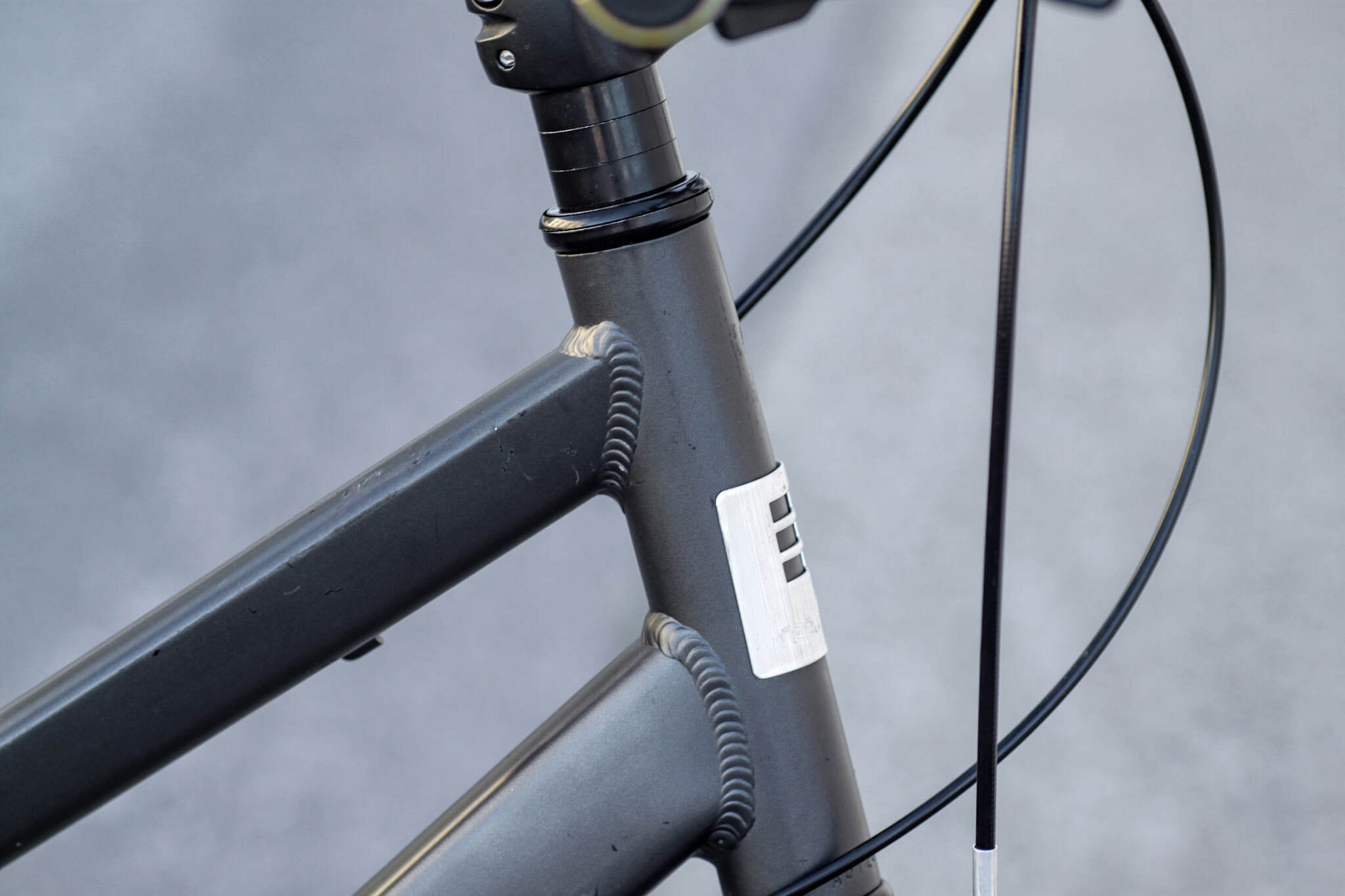 Republic Commuter / Hybrid Step-Thru Bike w/Rear Rack - gray - QFWL ...