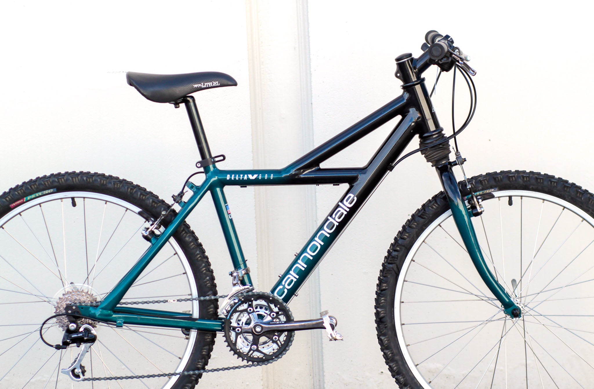 Cannondale Delta V 600 Vintage MTB Hardtail with Headshok black/green ...