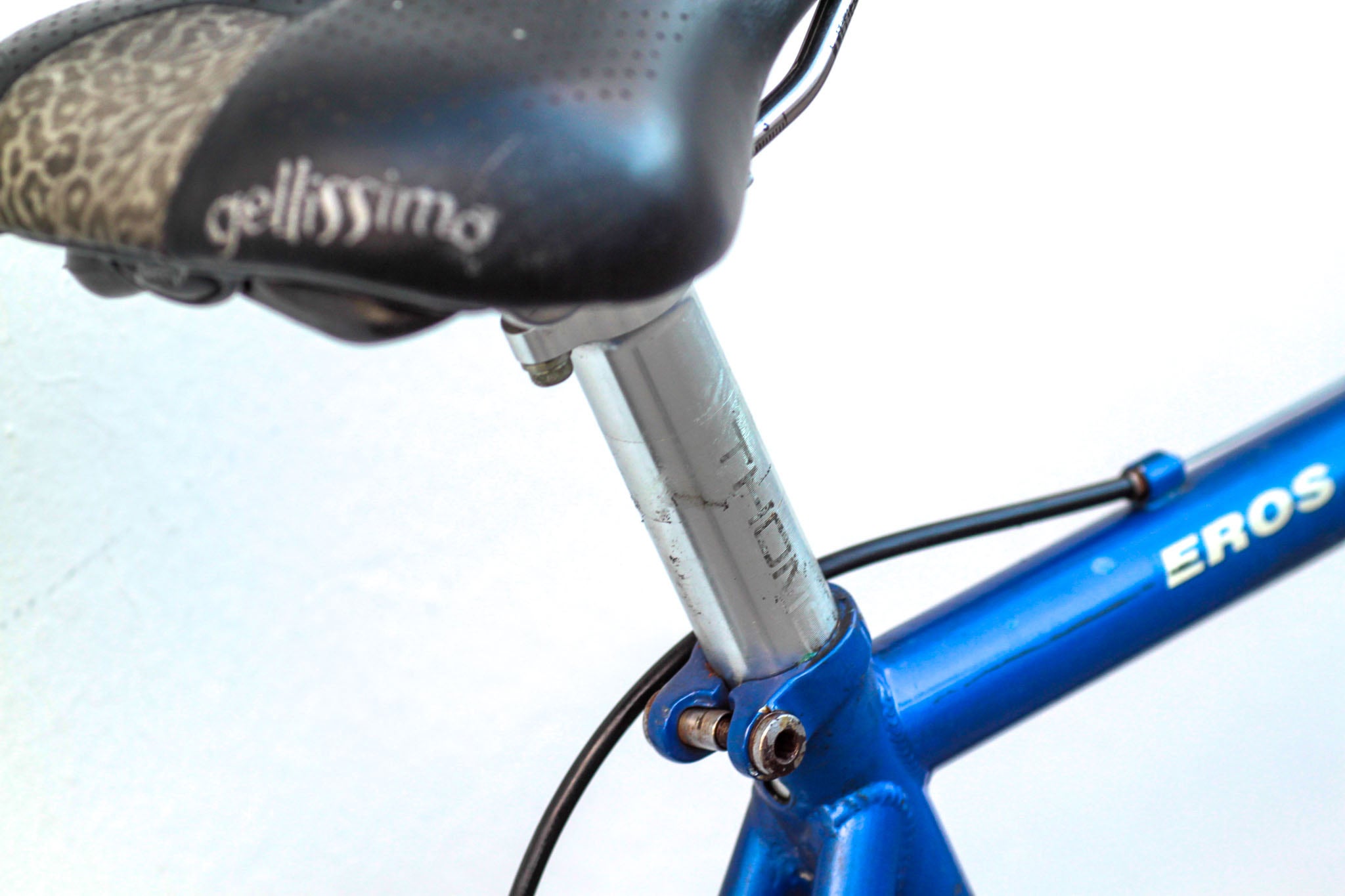 Bianchi Eros Vintage Steel Road Bike with Campagnolo Mirage blue - HASH ...