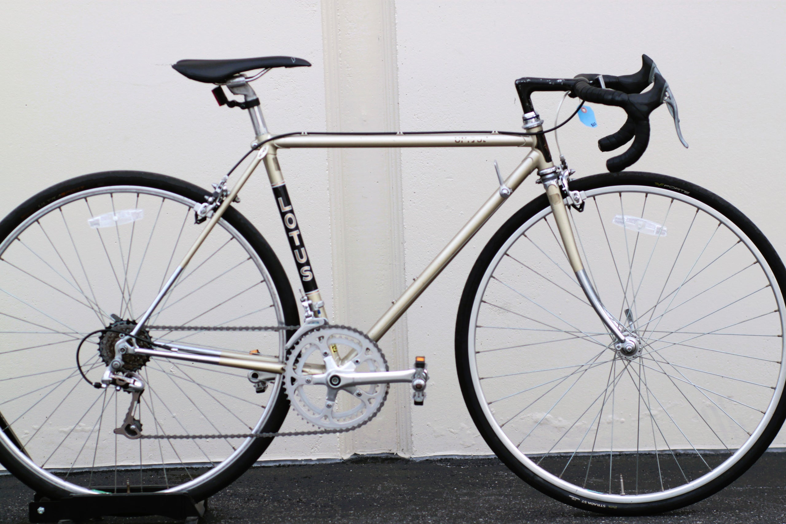 Lotus Unique Vintage Lugged Steel Road Bike with Tange Tubing bronze ...