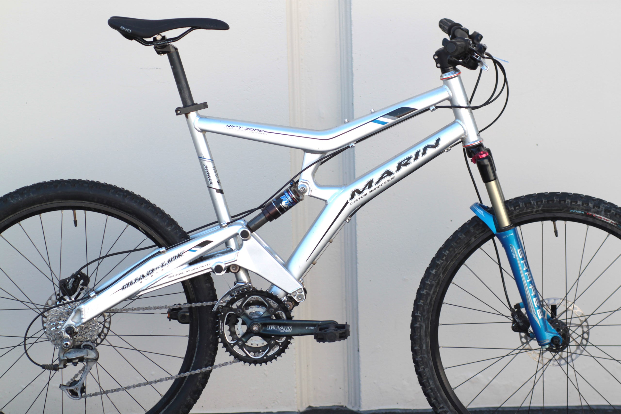 Marin Rift Zone Full Suspension Mountain Bike with Disc Brakes - silver ...