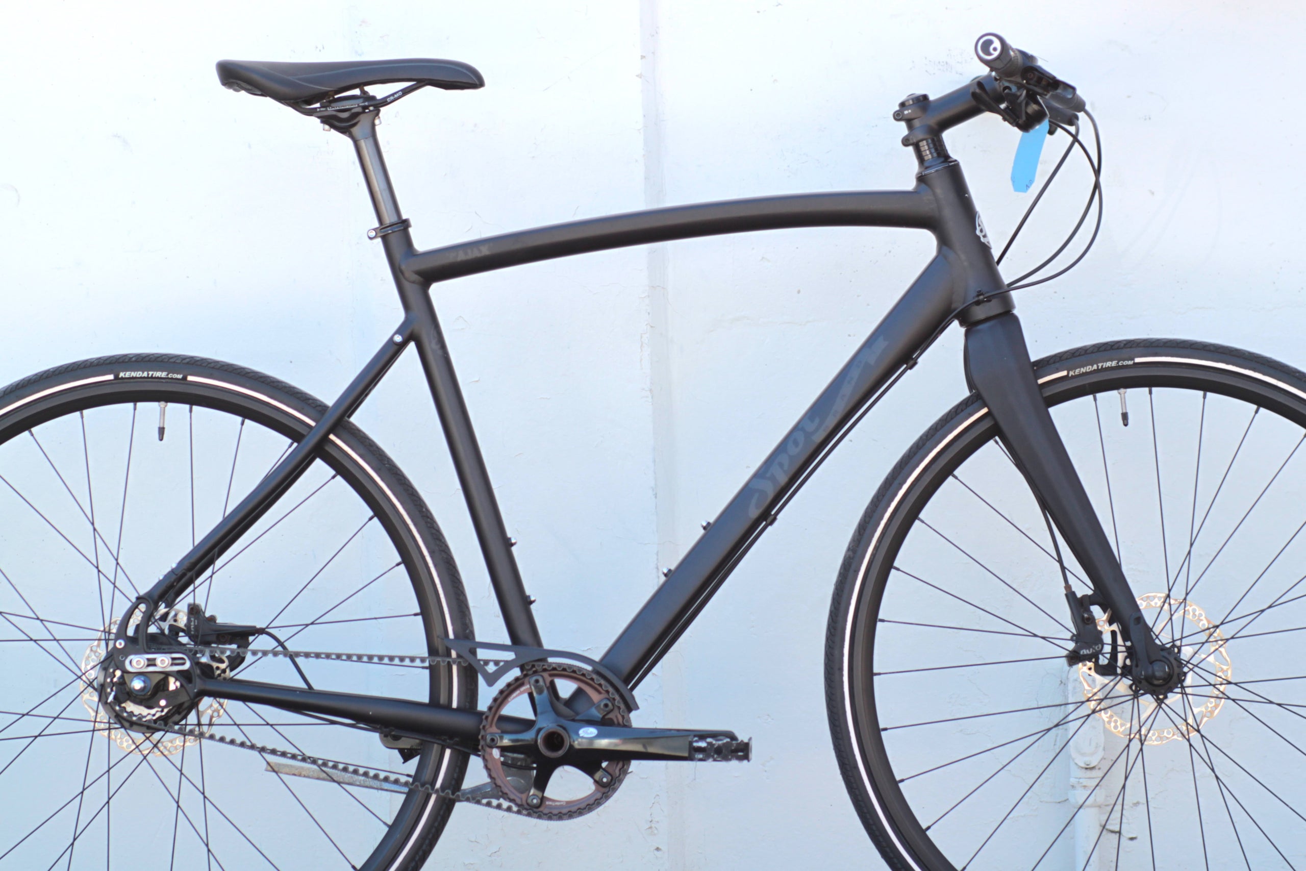 Spot The Ajax Gates Belt Drive City Bike with Disc Brakes and Alfine ...