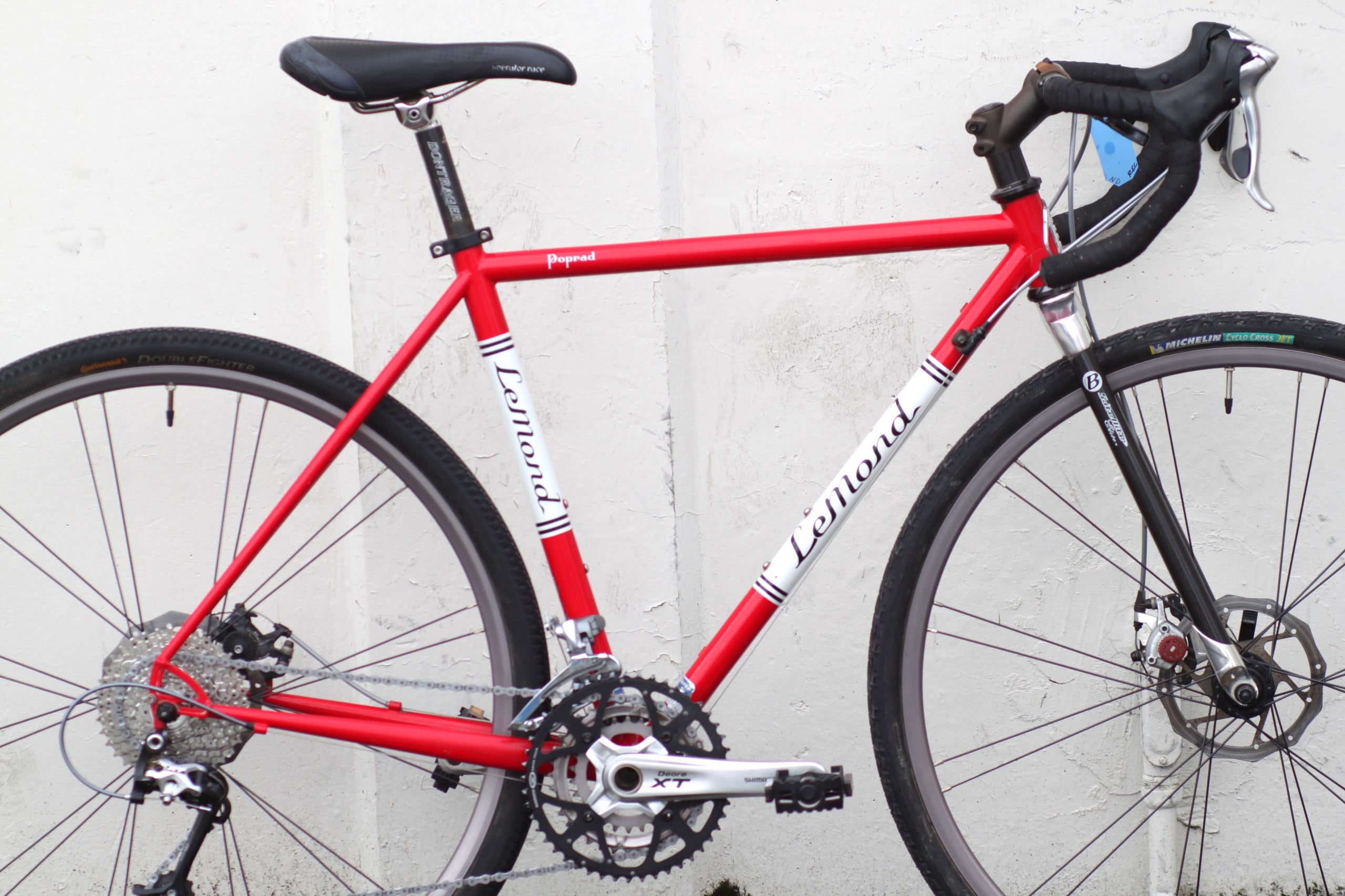 Lemond Poprad Disc Cyclocross Gravel Bike with Disc Brakes and Rigid Carbon Fork 49 red - PJSN ...