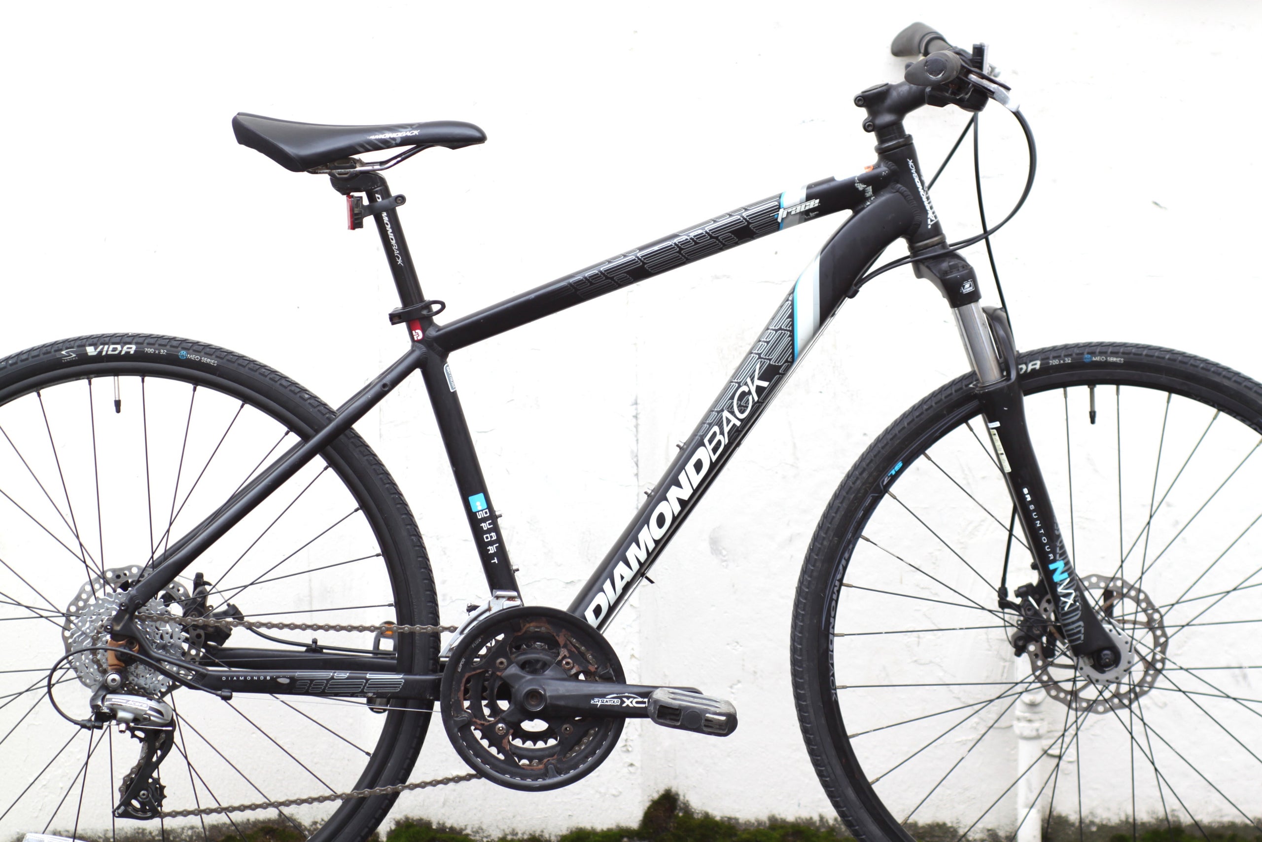 Diamondback Trace Sport Commuter with Disc Brakes, Suntour Fork 18"/MD ...